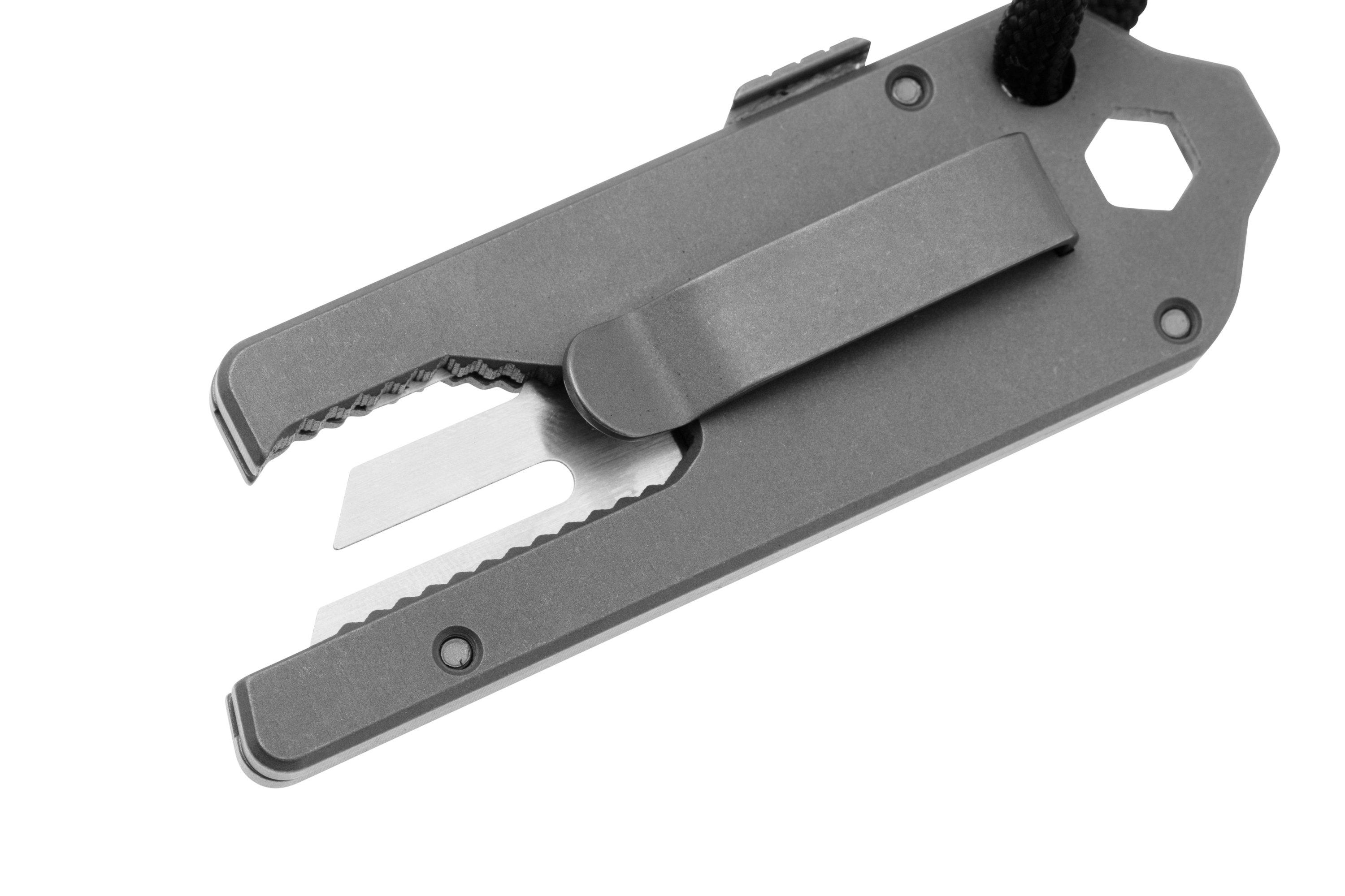 Big Idea Design TPT Slide Titanium Pocket Tool TPT-SW Stonewashed ...