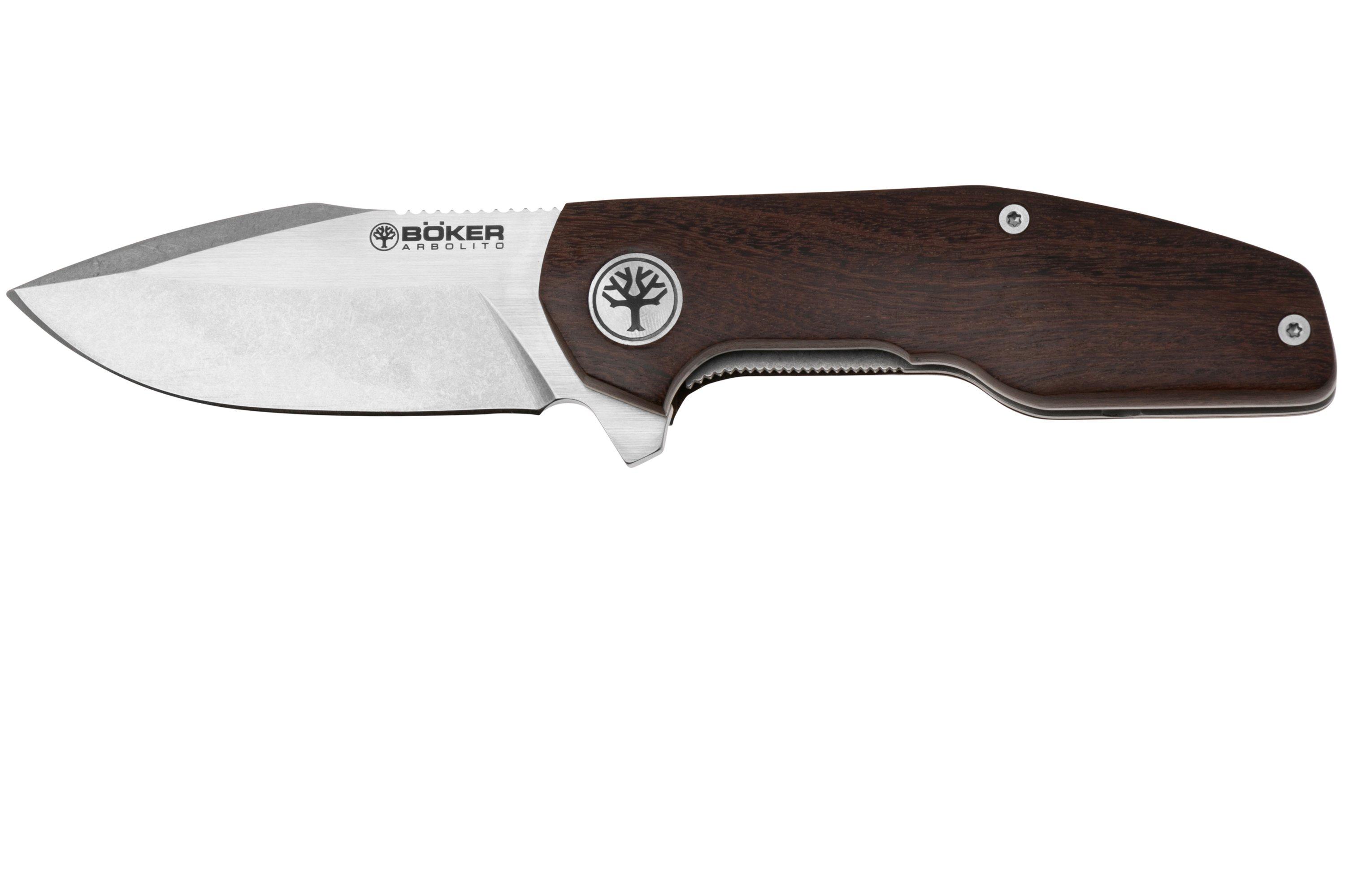 Böker Arbolito Heroína 01BA3710G Guayacan Wood, Jagdmesser | Günstiger ...