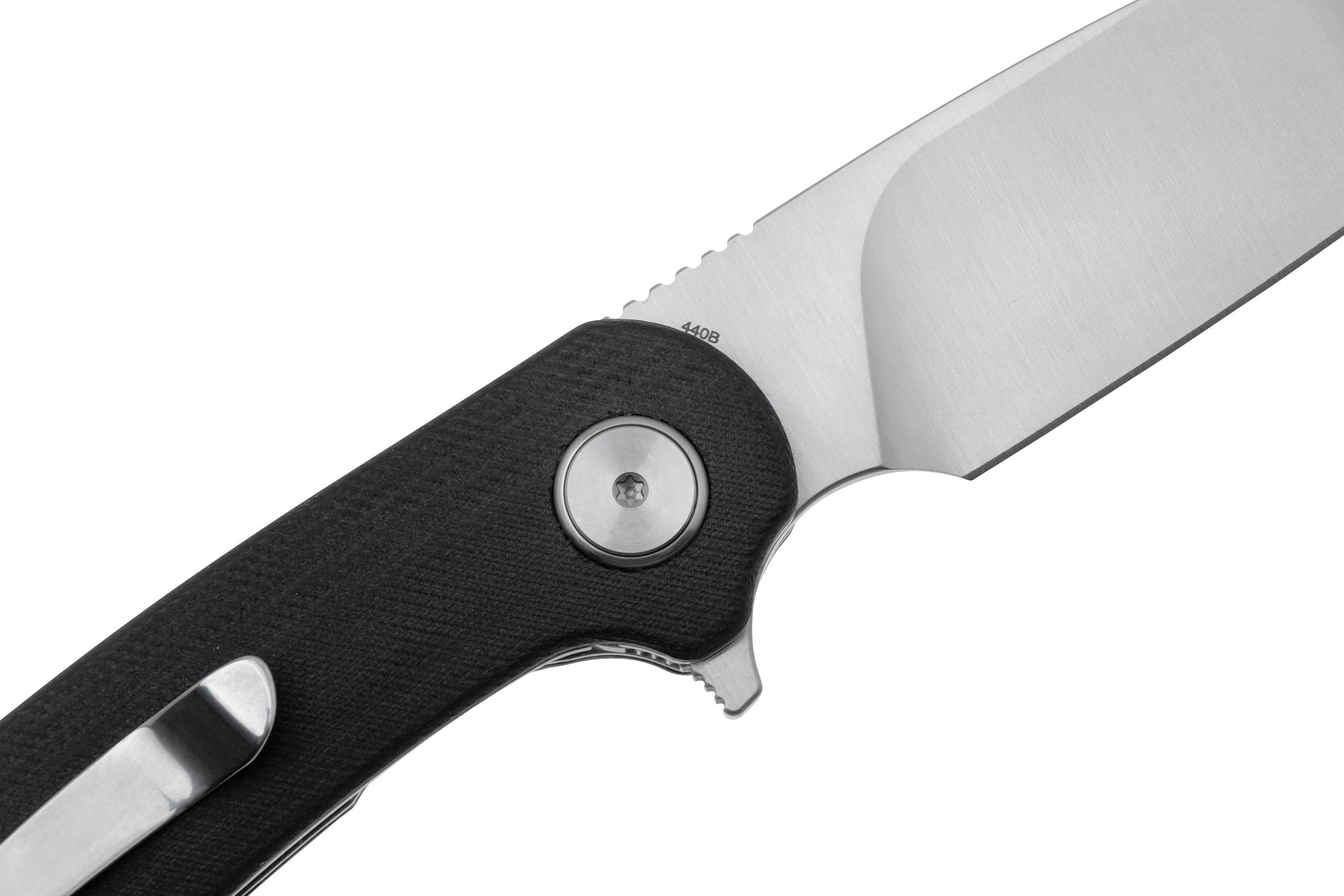 Böker Magnum Cliff Wharn 01BM0002, Satin 440B, Black G10, pocket knife | Advantageously shopping ...