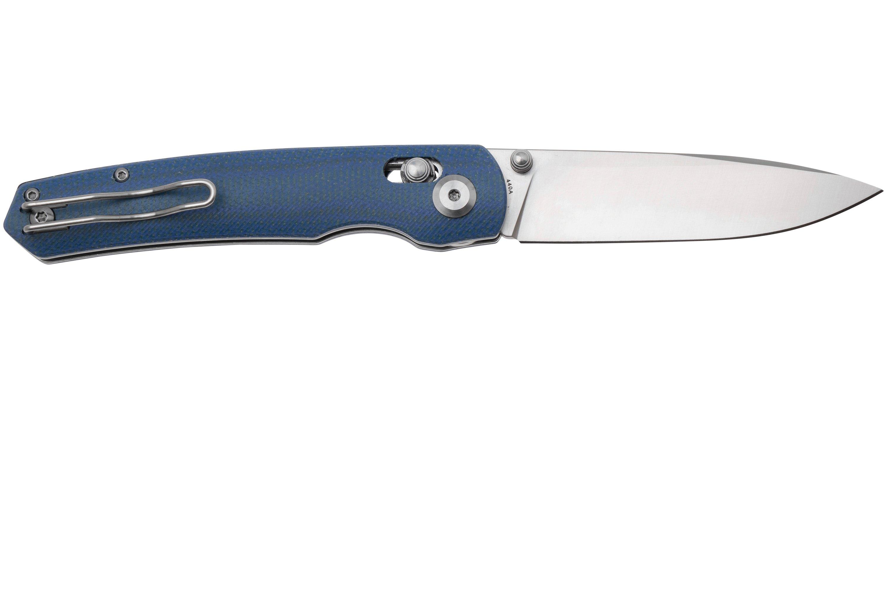 Böker Magnum Shango 01BM0003, Satin 440A, Blue Micarta, pocket knife ...