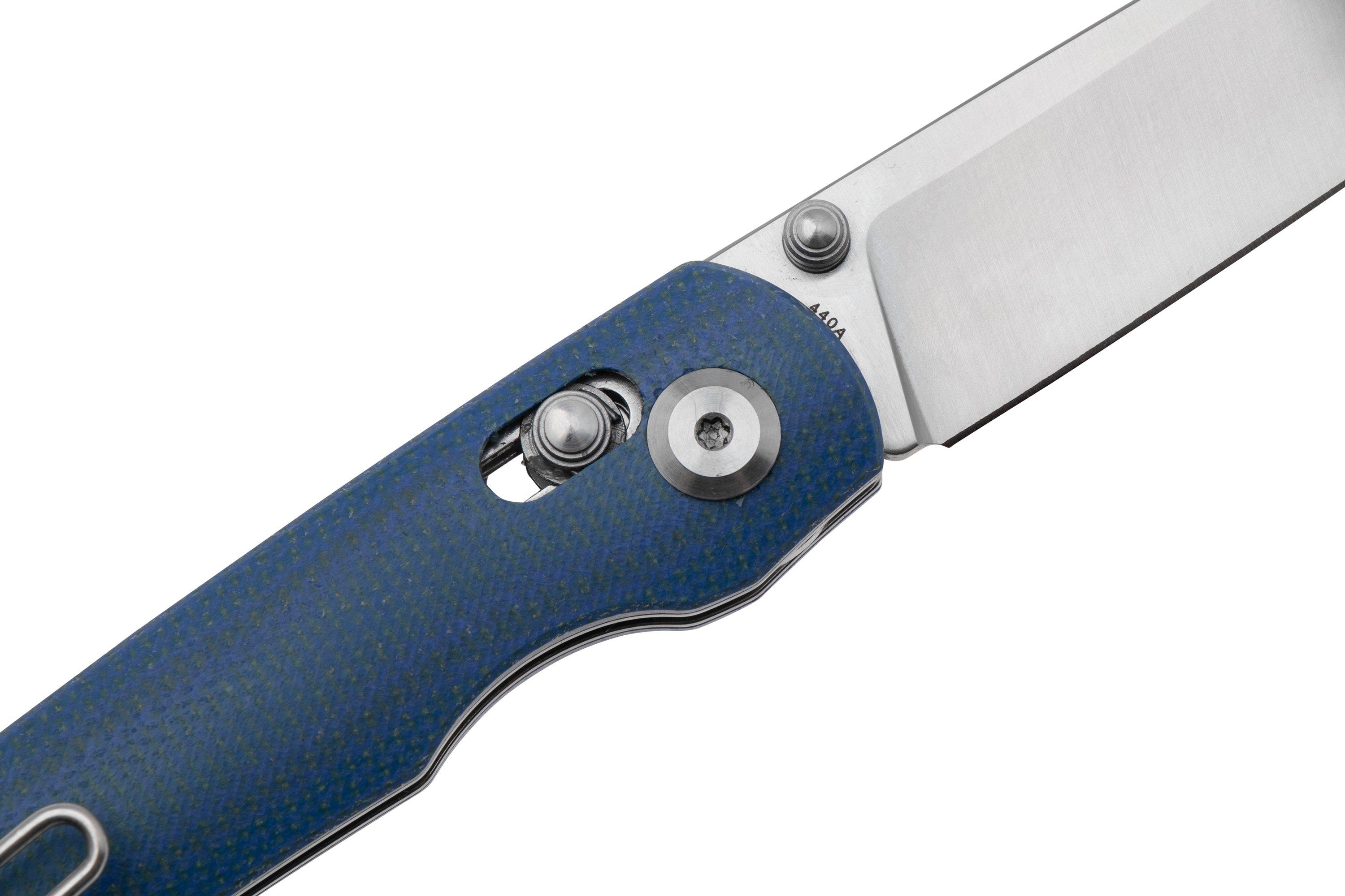 Böker Magnum Shango 01BM0003, Satin 440A, Blue Micarta, pocket knife ...