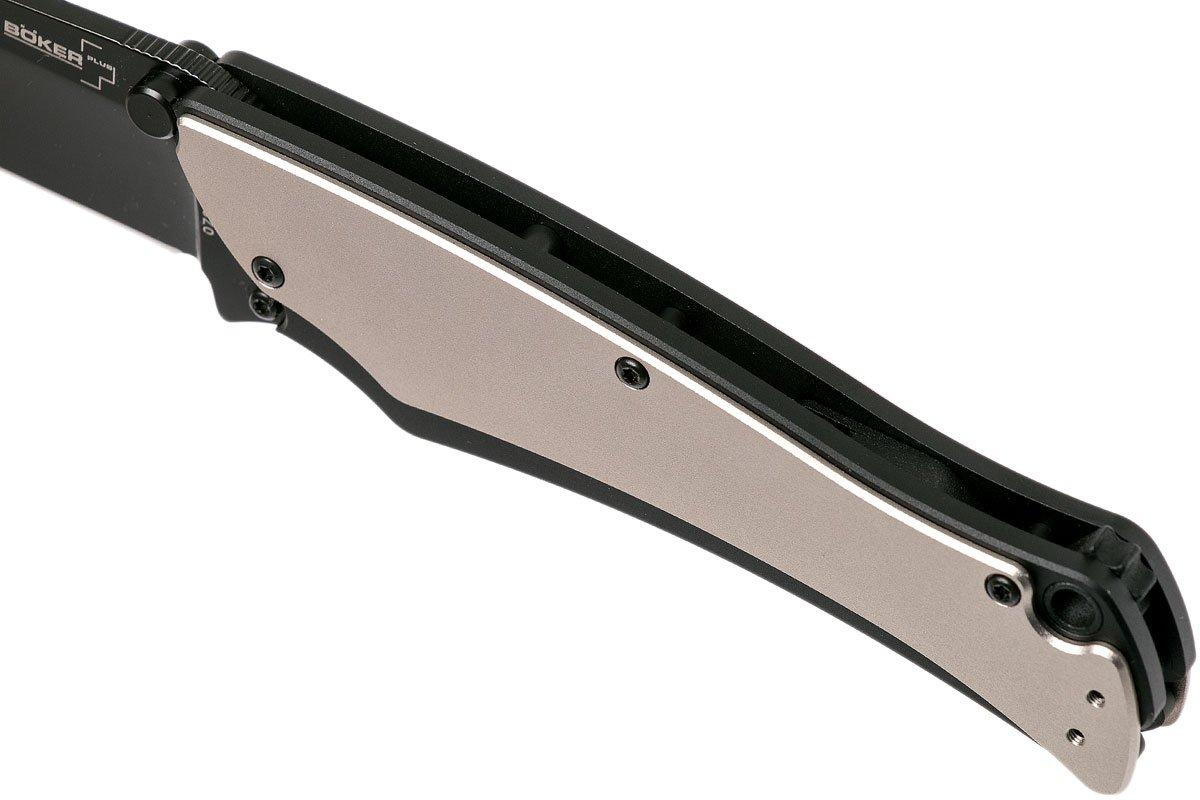 Böker Plus Griploc Black 01BO043 pocket knife, Grant & Gavin Hawk ...