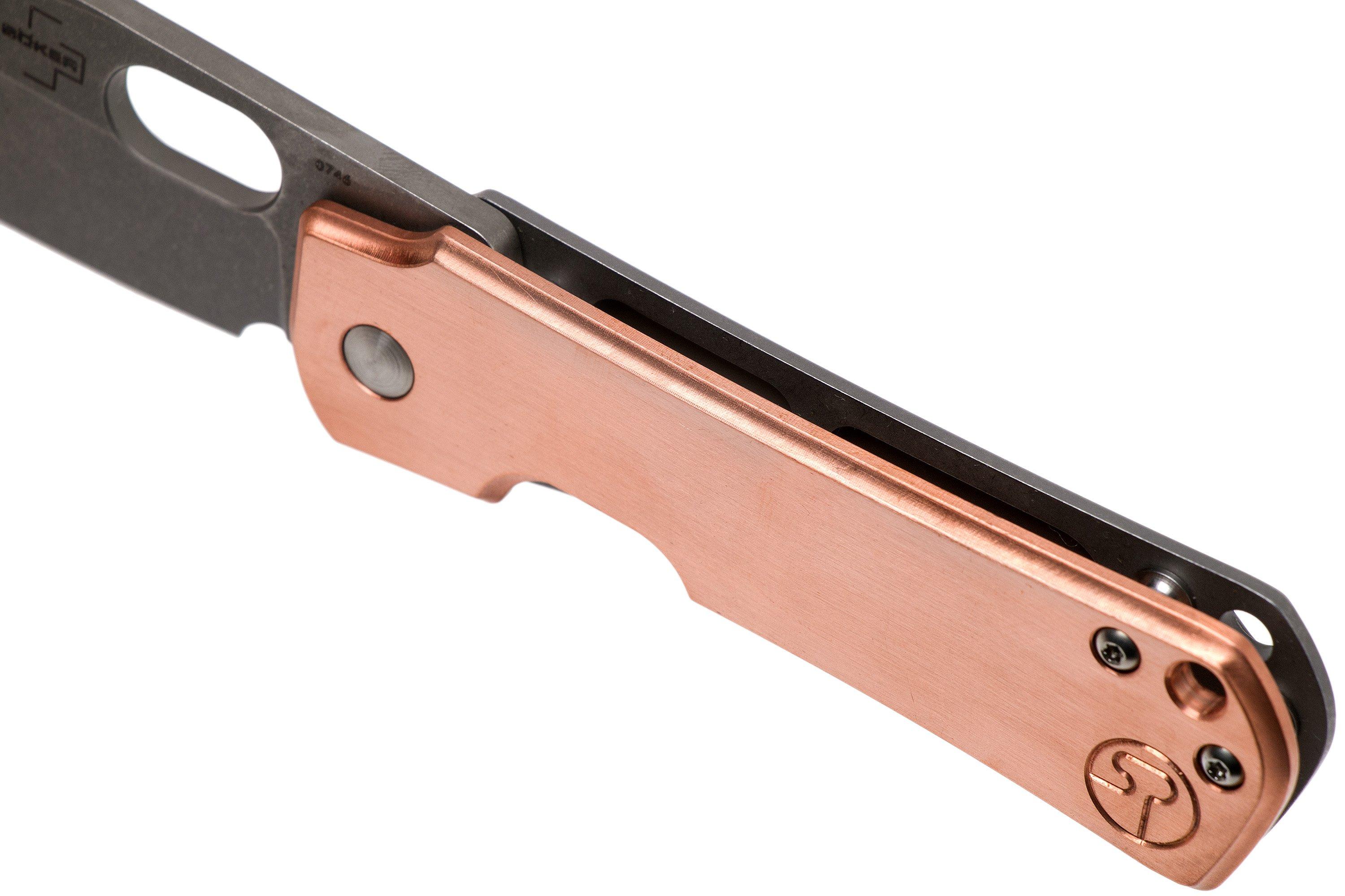 Böker Plus Gust Copper 01BO146 pocket knife, Serge Panchenko design ...