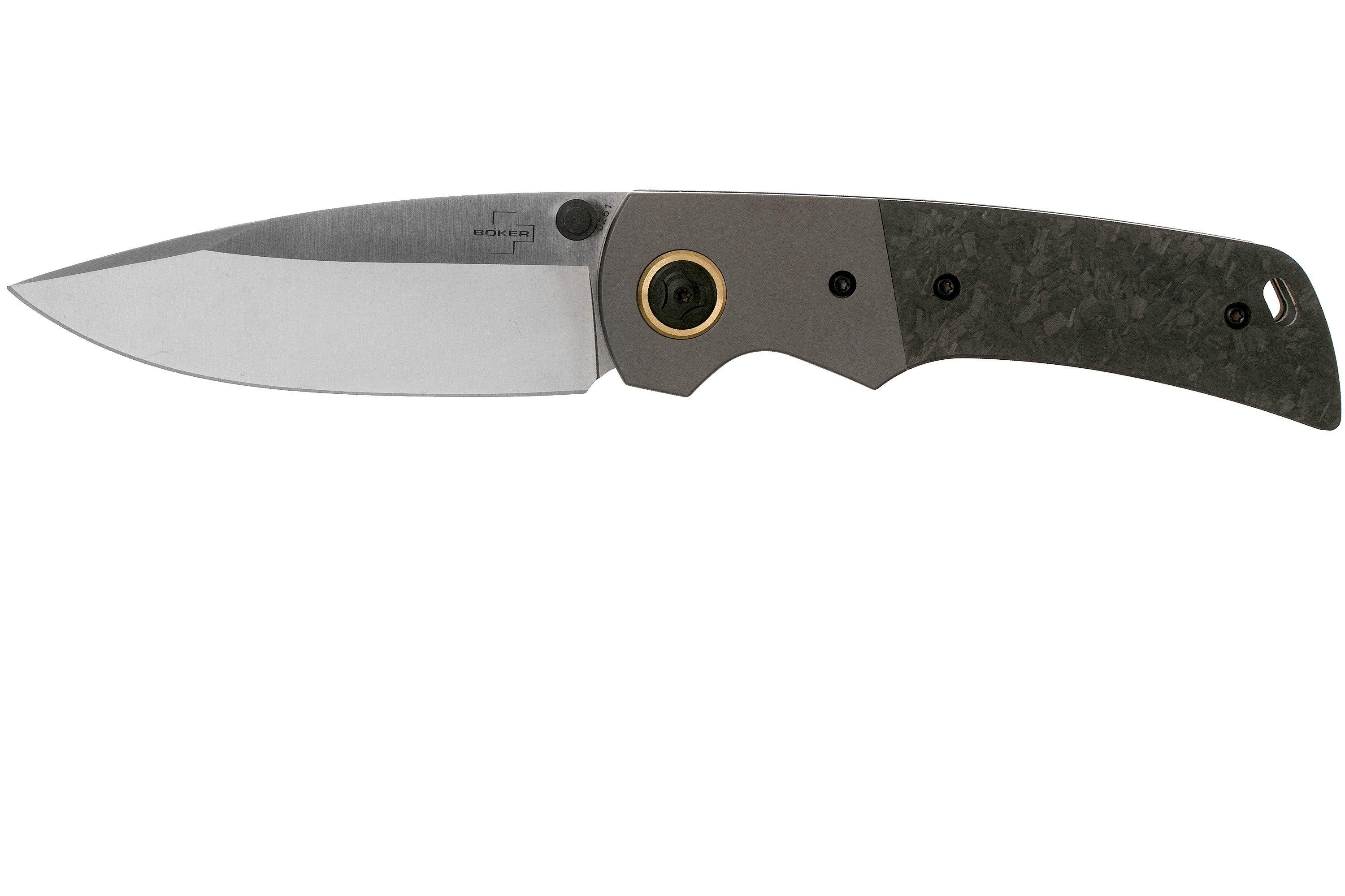 Böker Plus Gulo Pro Marble Carbon Fibre 01BO177 pocket knife, Steve ...