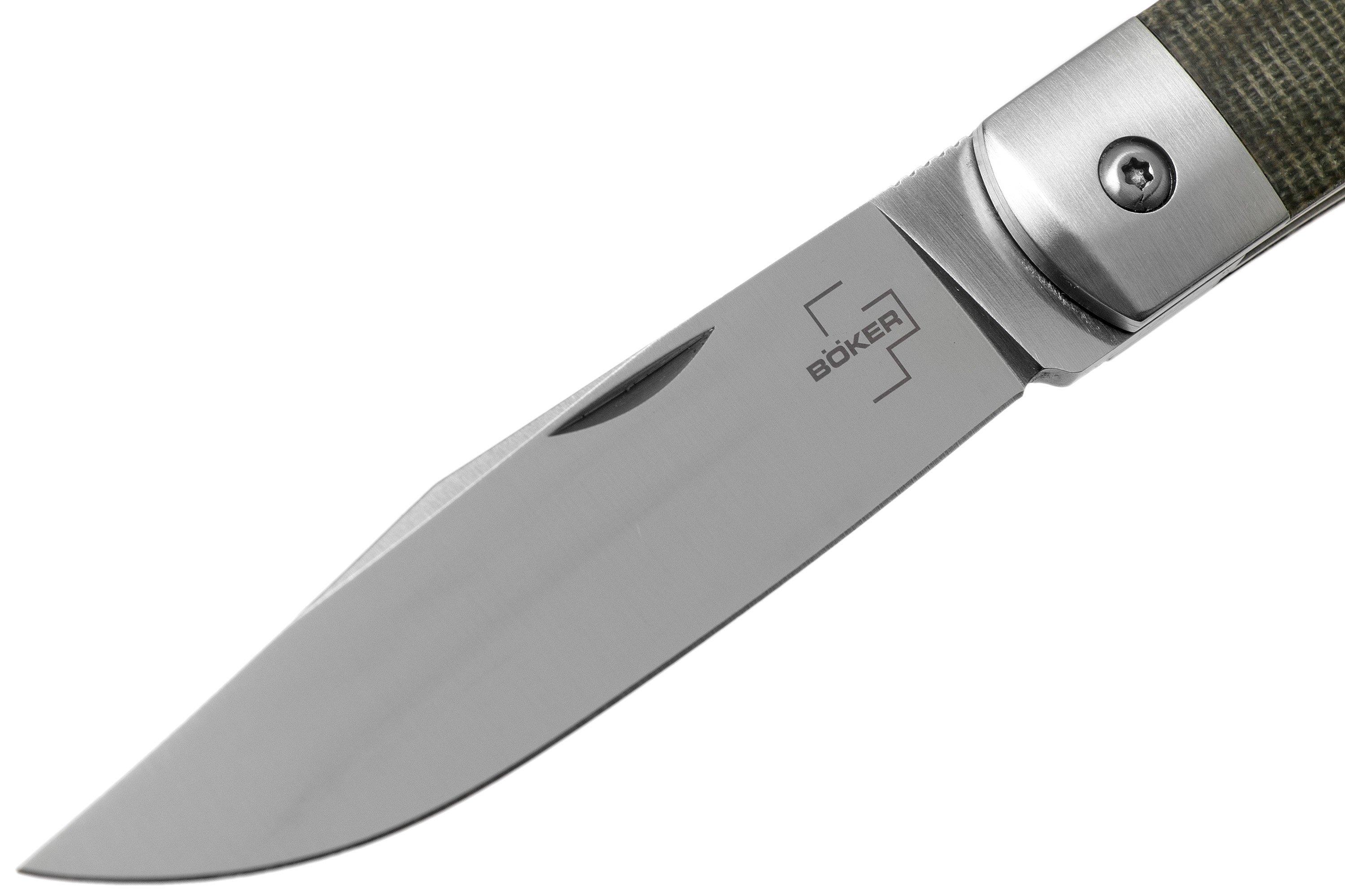 Böker Plus Bonfire Micarta 01BO182 pocket knife | Advantageously ...
