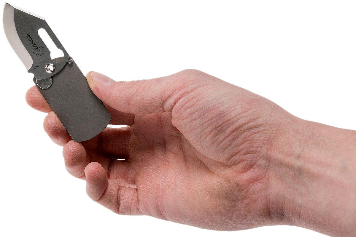 Böker Plus Dog Tag Knife 01BO210 pocket knife, John Kubasek design ...