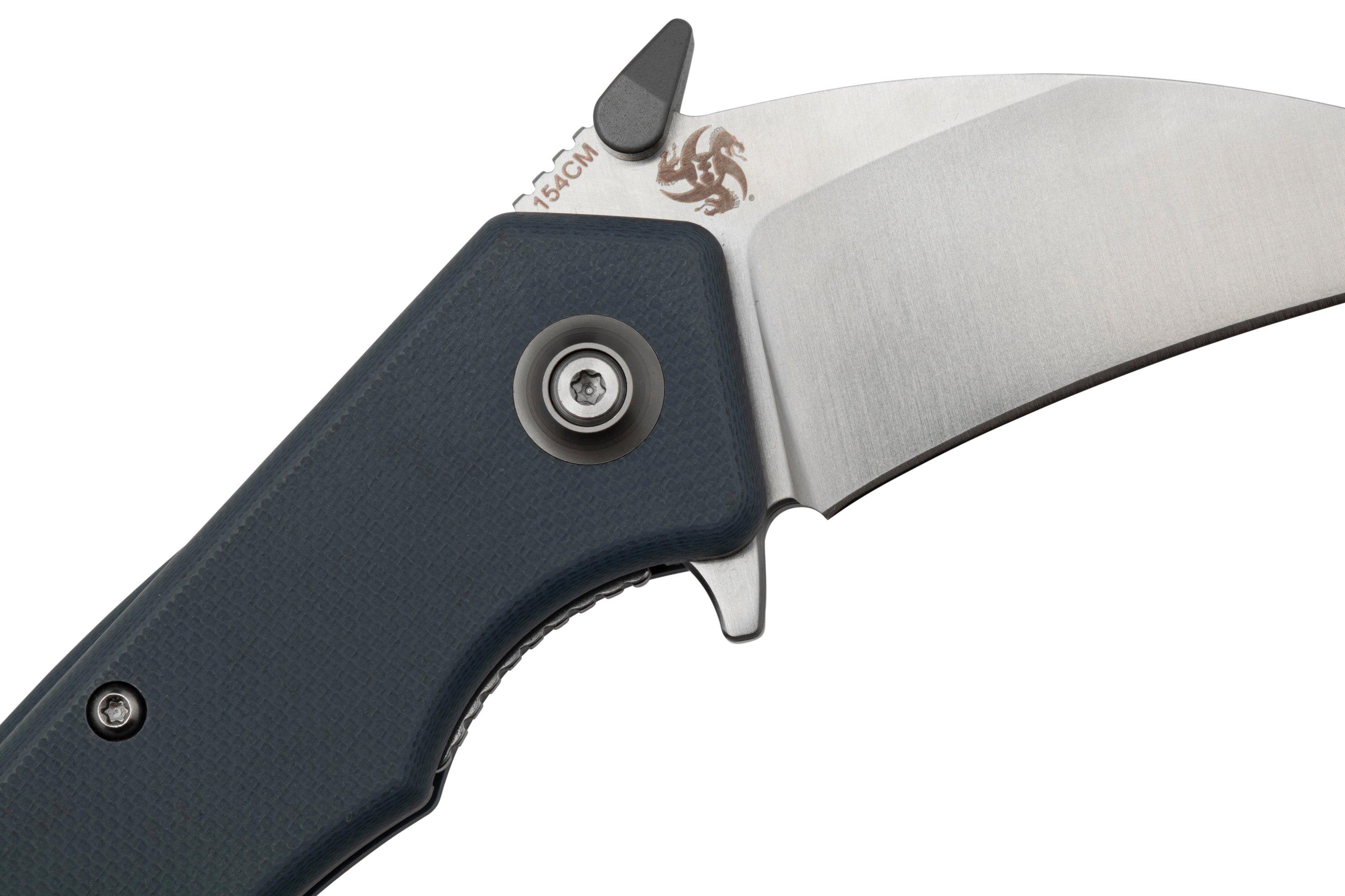 Böker Plus HEL Karambit 01BO516, 154CM, Blue Grey pocket knife ...