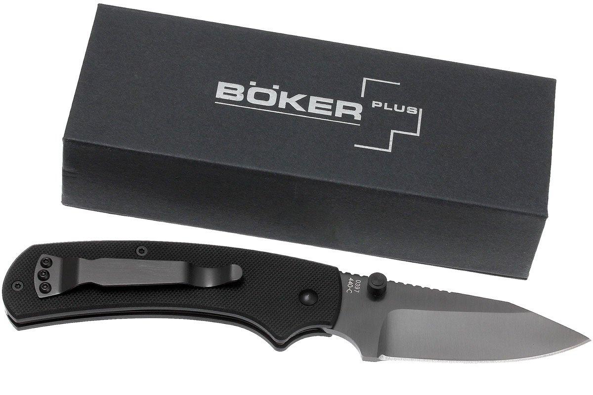 Böker Plus XS, black slipjoint pocket knife | Advantageously shopping ...