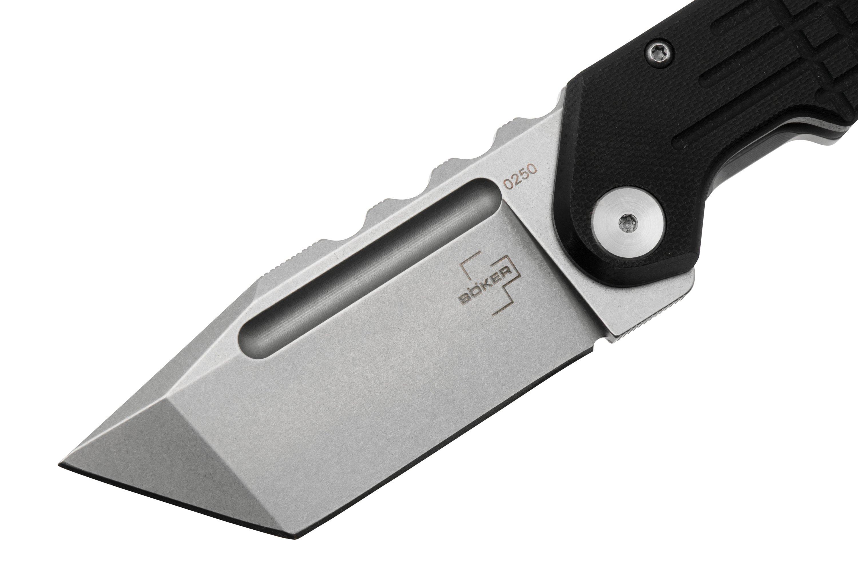 Böker Plus Dvalin Folder Tanto 01BO549, D2, Black G10, navalha ...