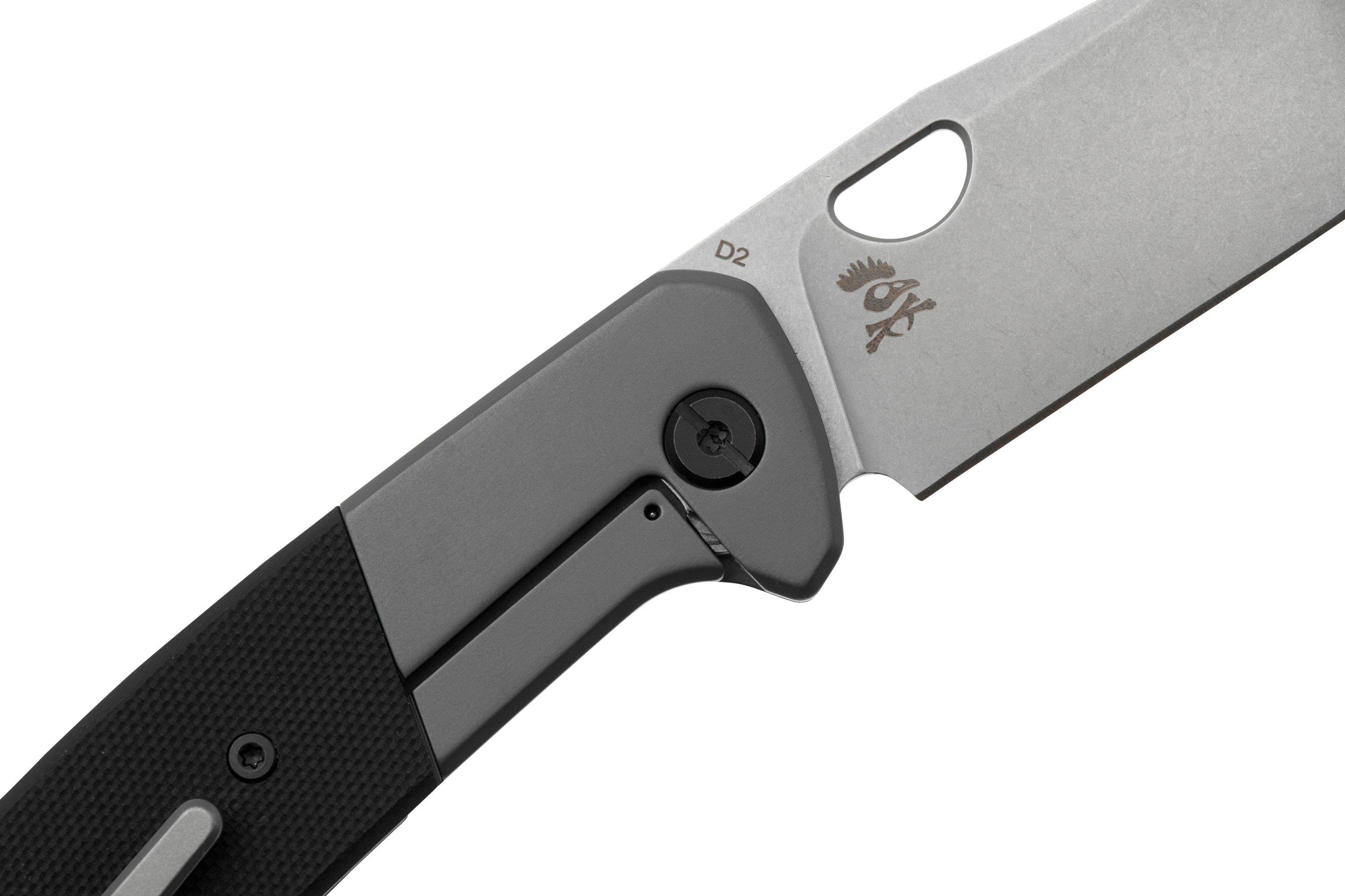Böker Plus Elso Folder 01BO554, Stonewashed D2, Stainless Steel and G10 ...
