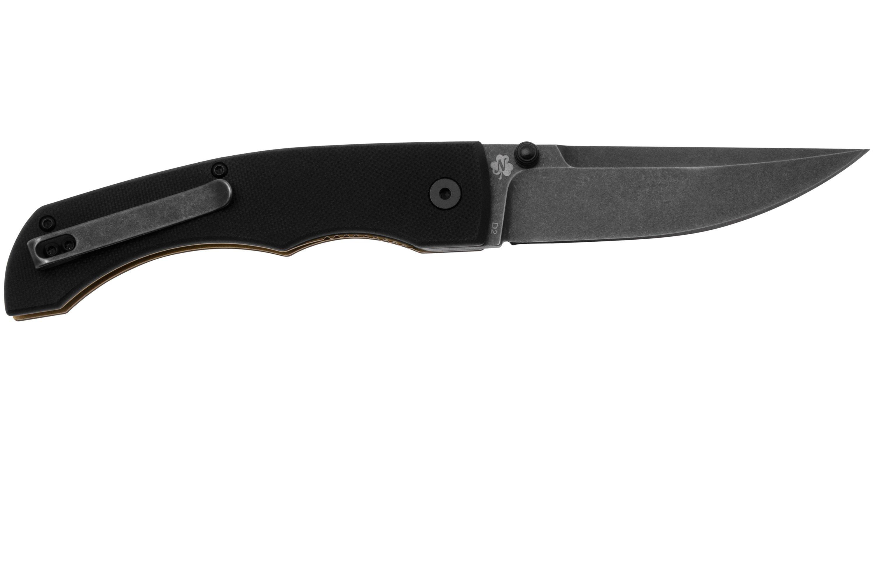 Böker Poke 01BO637, Blackwashed D2, Black G10, pocket knife ...