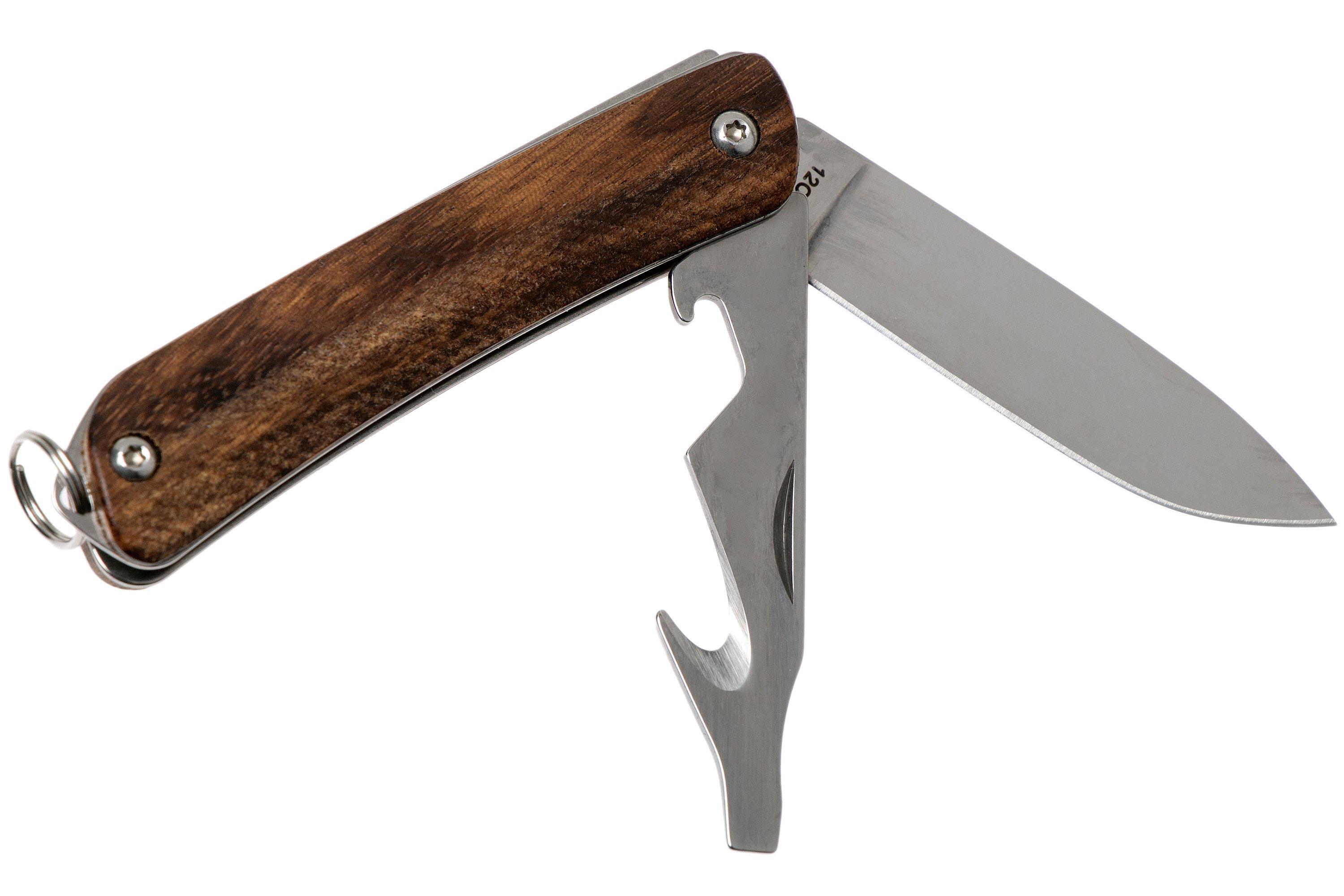 Böker Plus Mini Tech-Tool Zebrawood 2 01BO877 keychain pocket knife ...