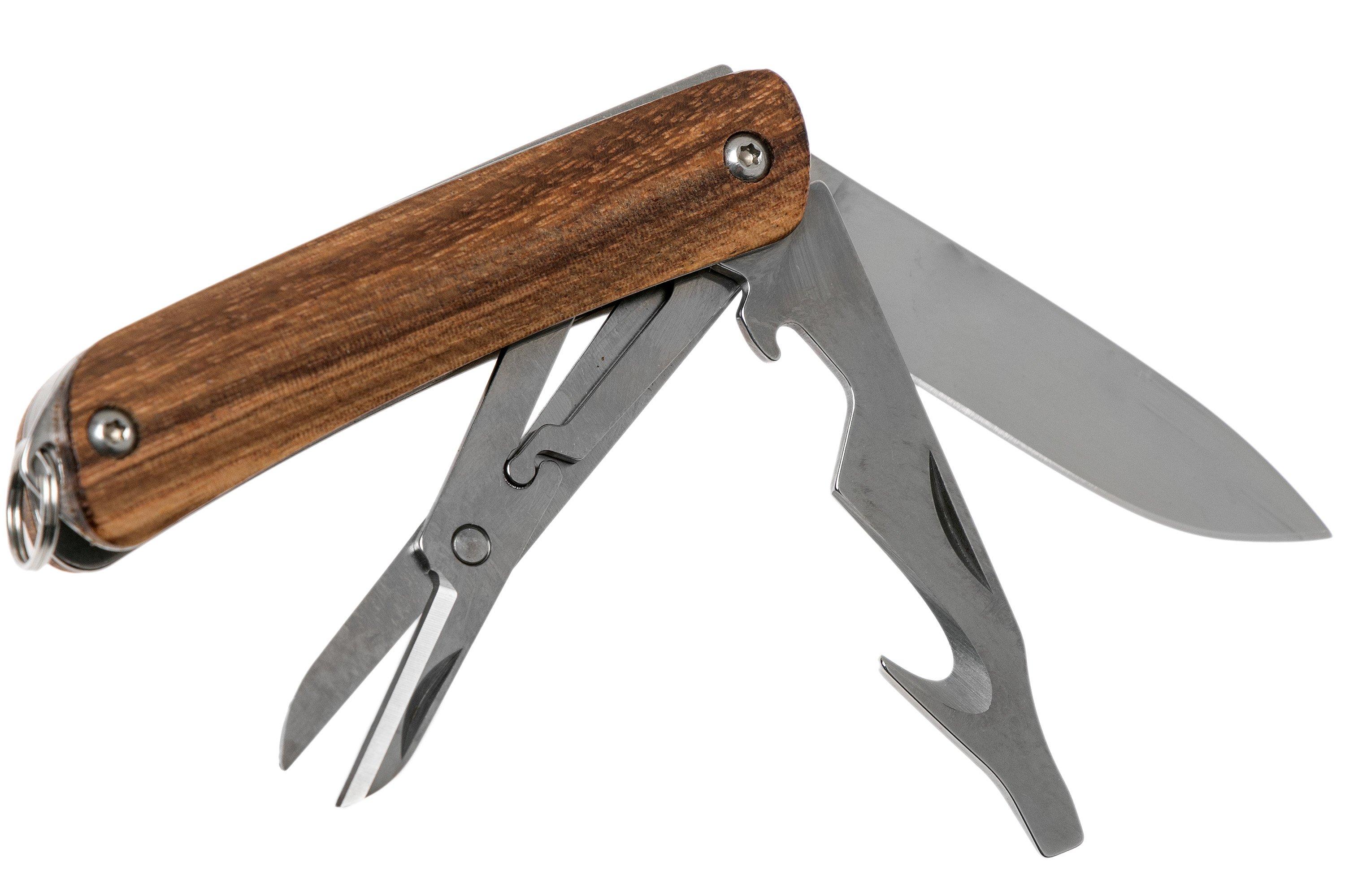 Böker Plus Mini Tech-Tool Zebrawood 4 01BO879 navaja llavero | Compras ...