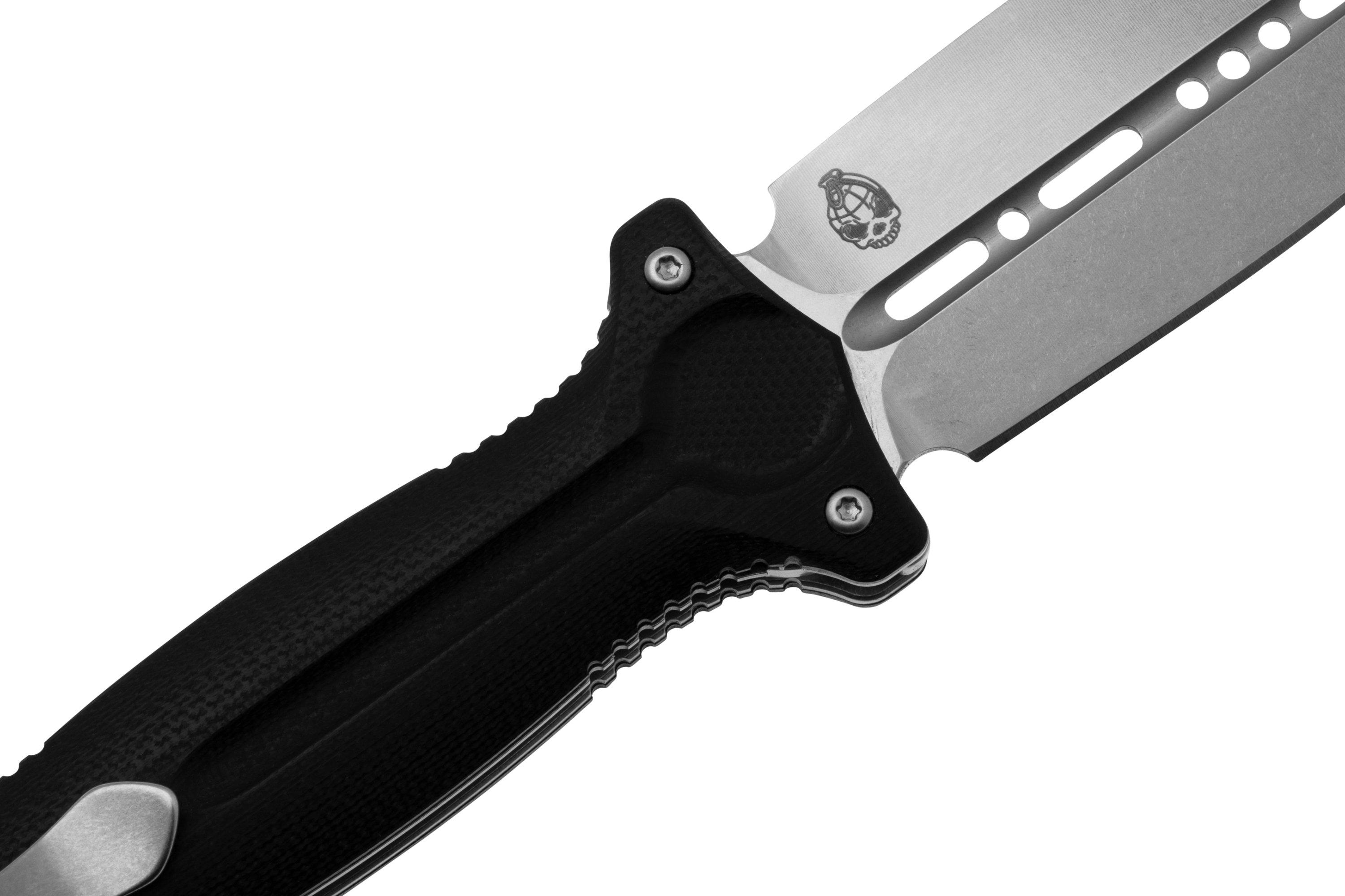 Böker Plus Cheus 01BO888 Stonewashed VG10, Black G10 coltello da tasca ...