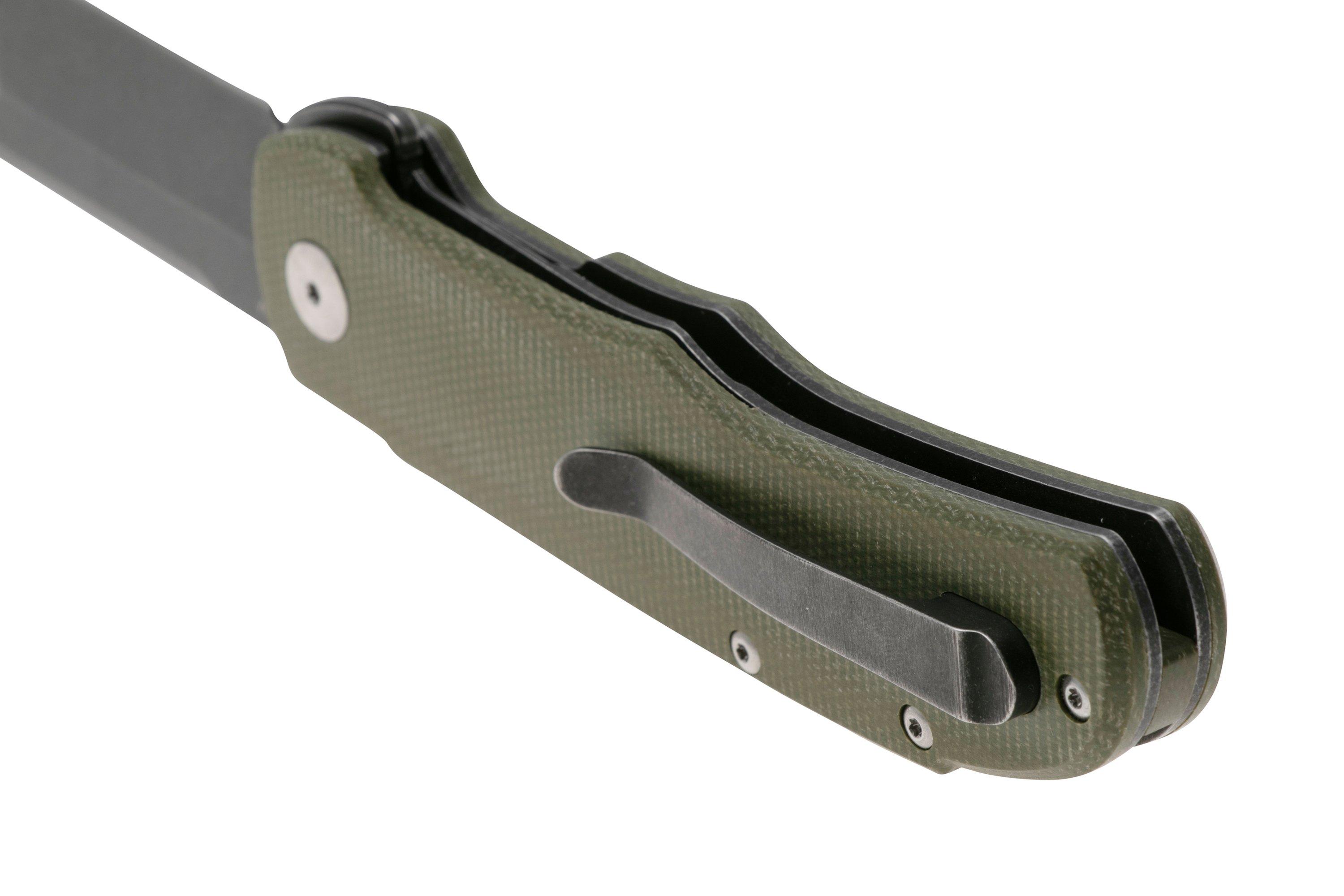 Böker Plus Tac-Master 01BO889, Blackwashed Nitro-V, OD-Green Micarta ...