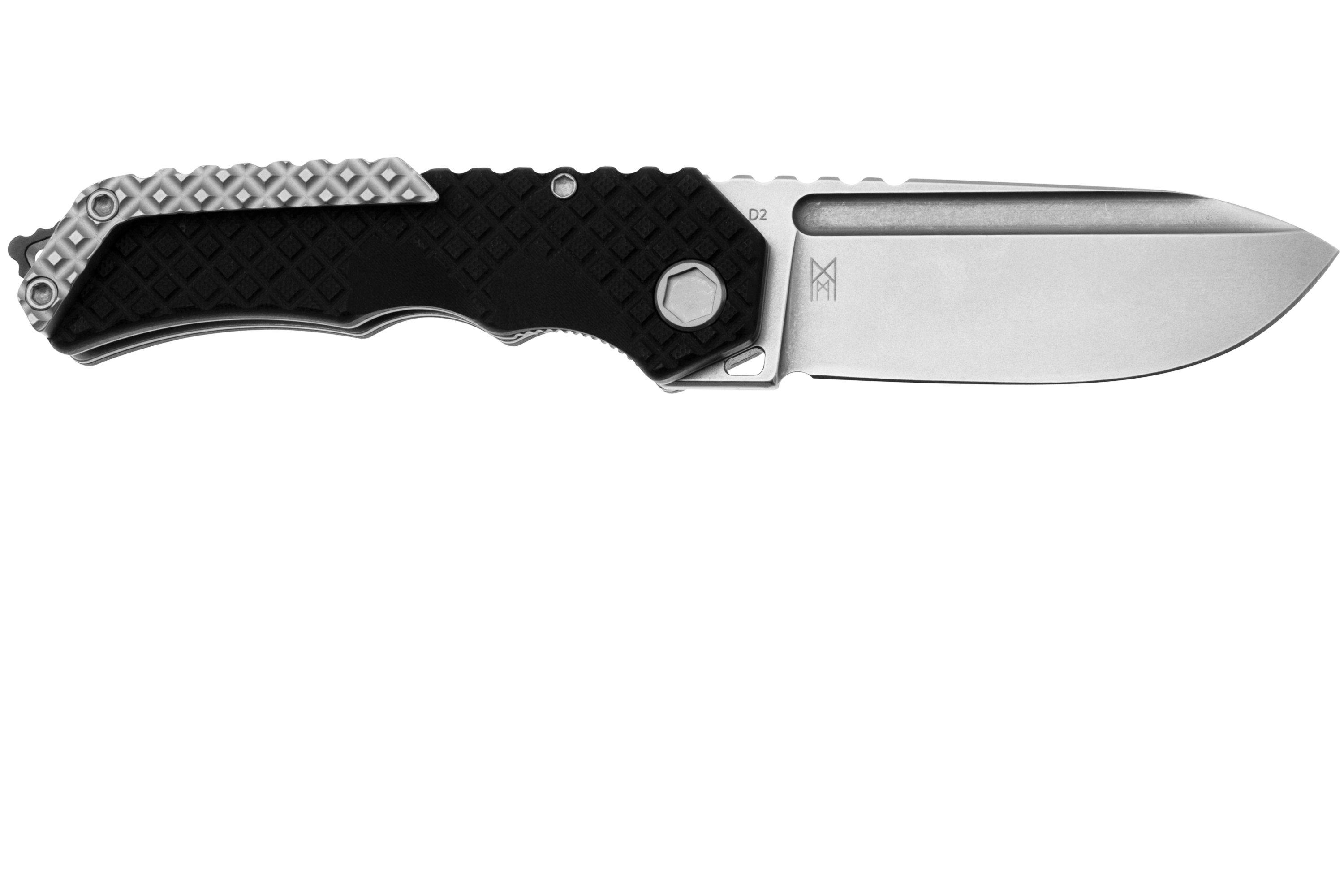 Böker Plus Hermod Folder 01BO914 Stonewashed D2, Black G10 zakmes, Dirk ...