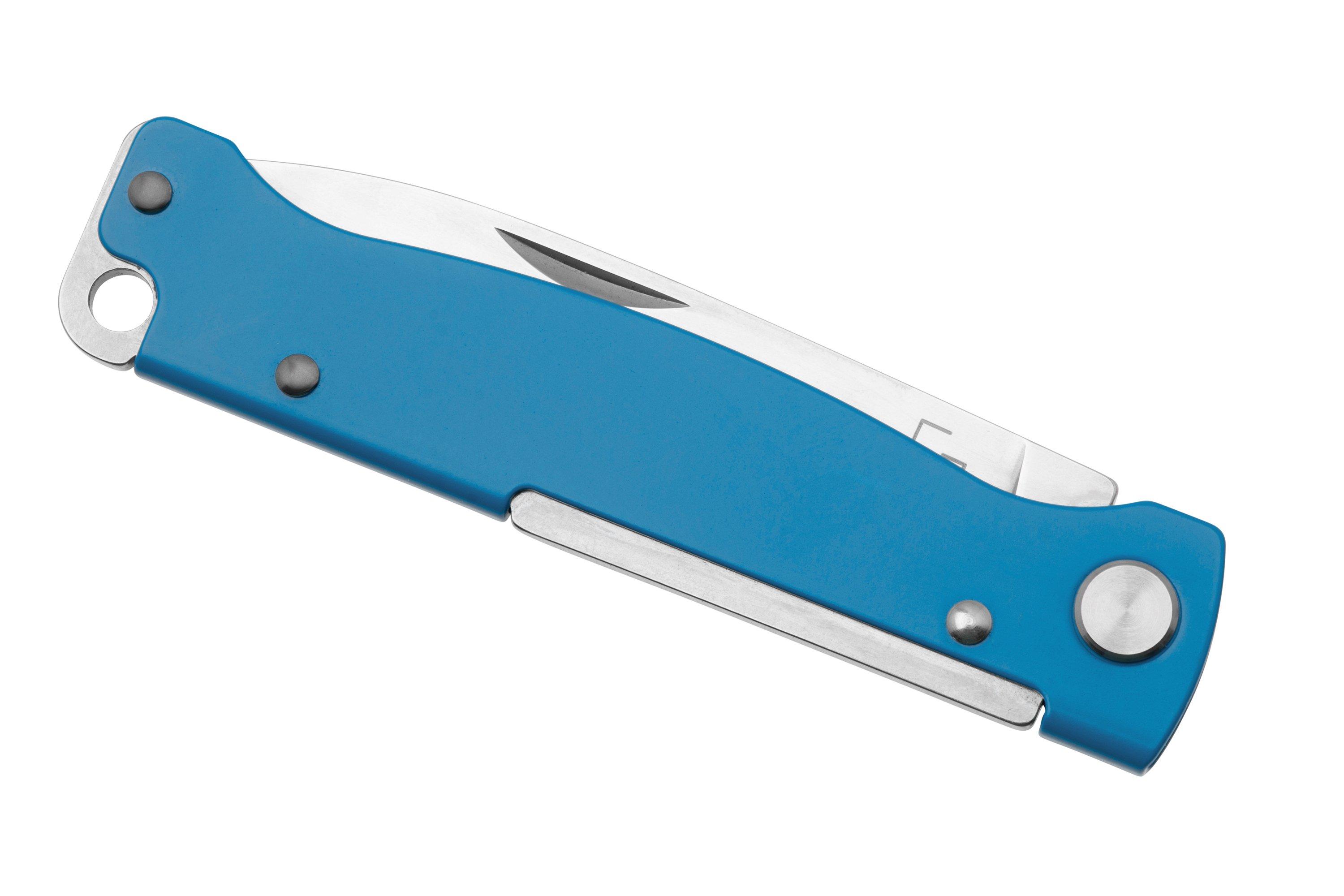 Böker Plus Atlas 01BP0014, Satin 12C27, Blue Stainless Steel ...