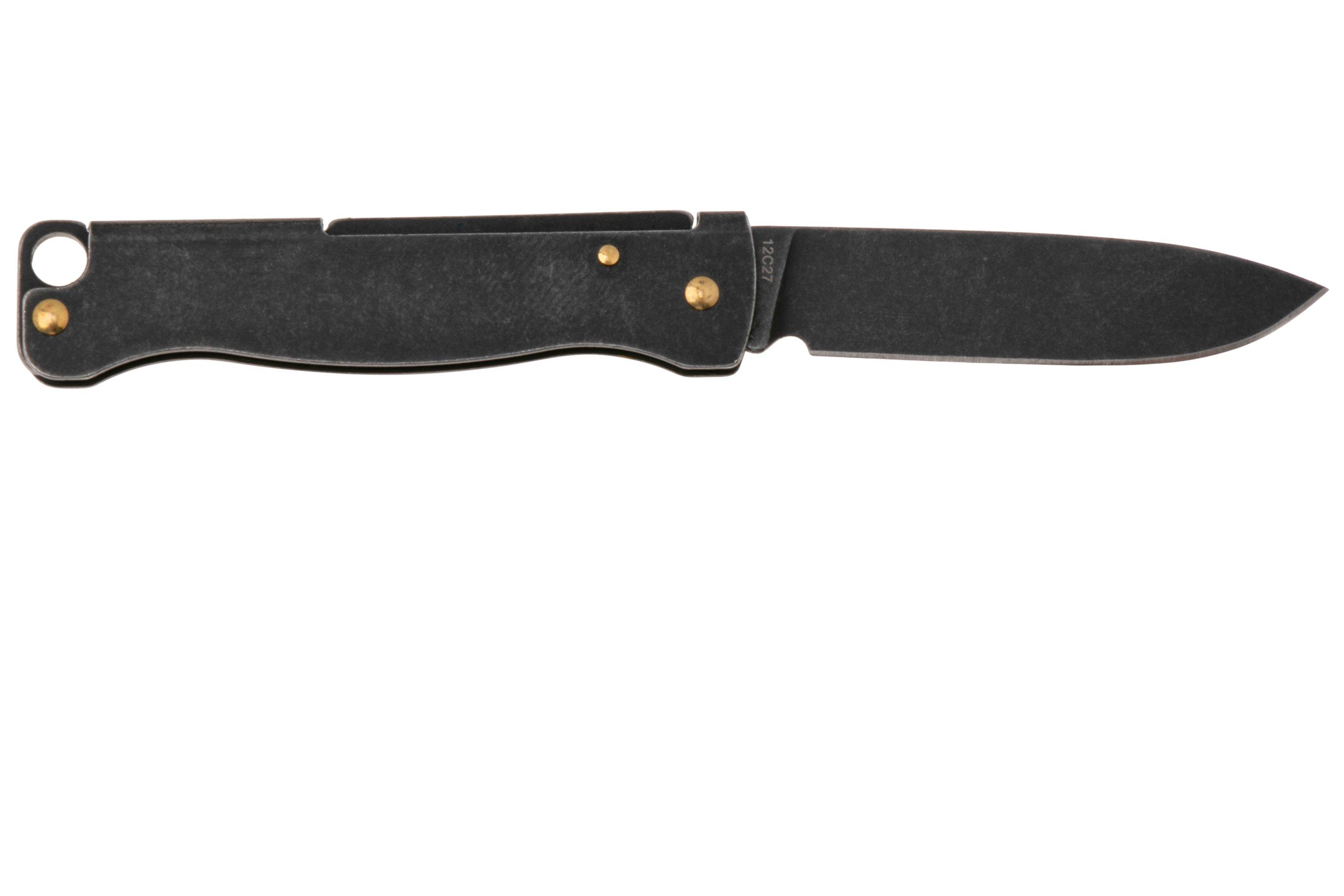 Böker Plus Atlas Mini 01BP0025 Blackwashed 12C27, Blackwashed Stainless ...