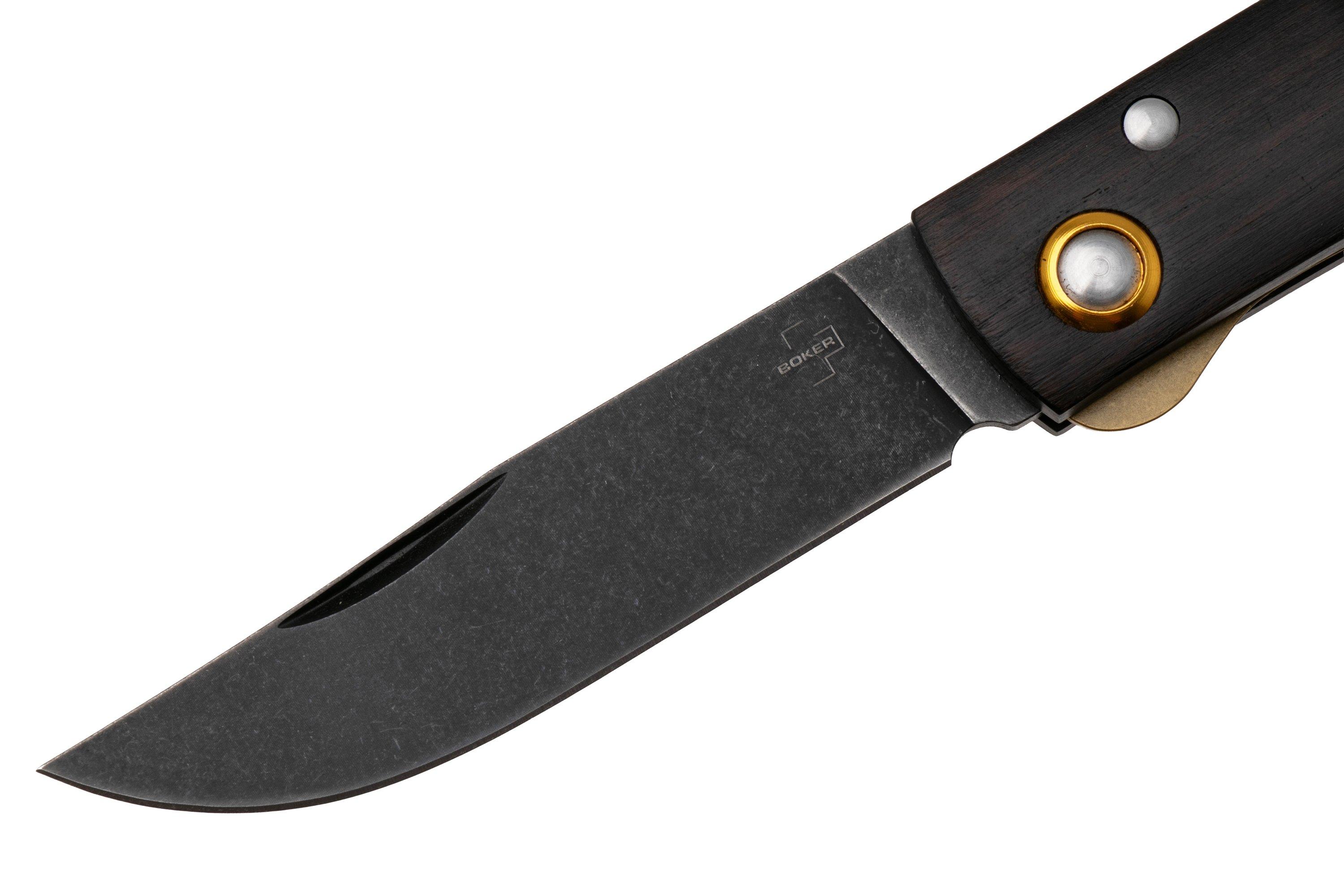 Böker Plus Rusticus Medium All Black 01BP0042, Blackwashed 420 ...