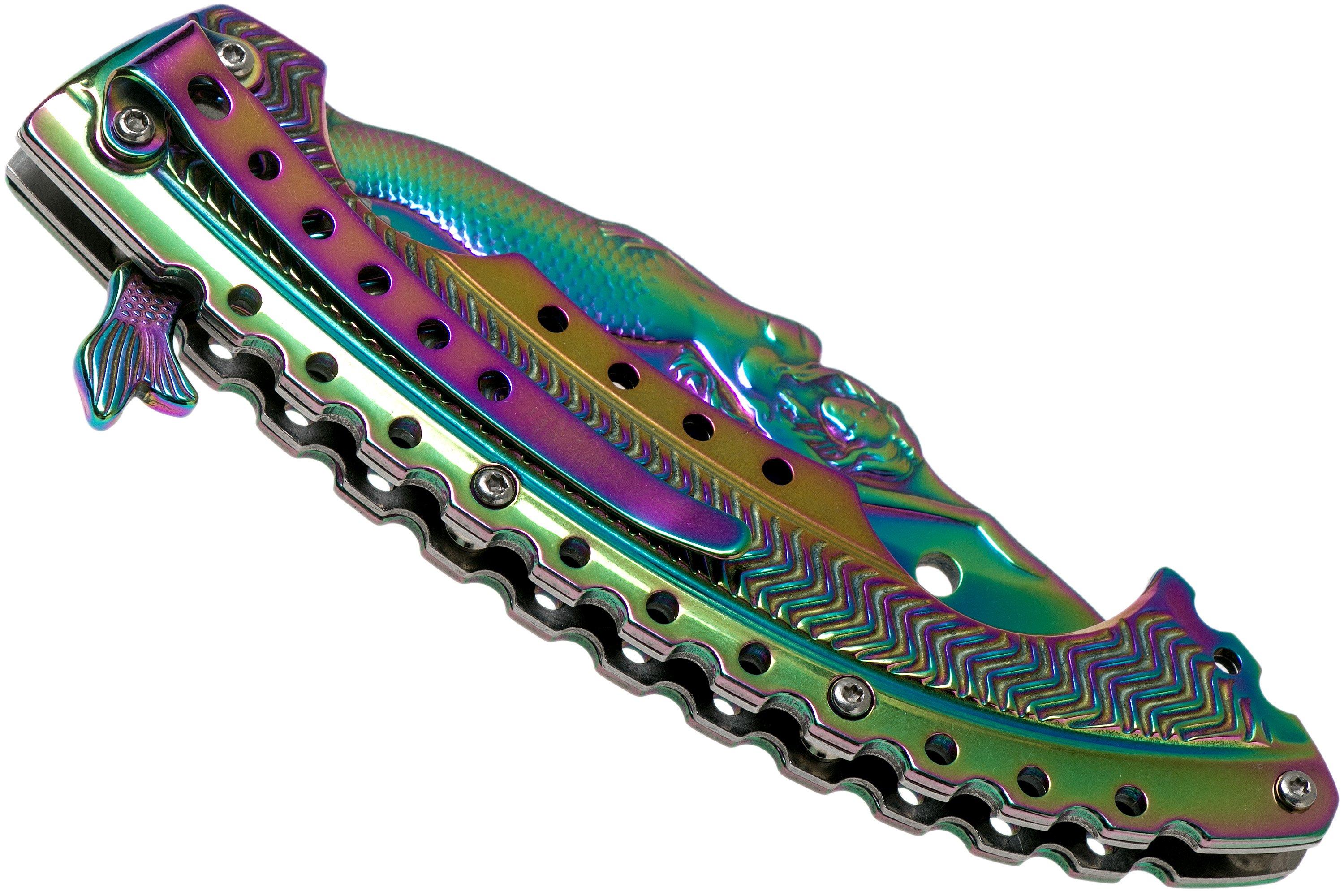 Böker Magnum Rainbow Mermaid 01LG318 pocket knife | Advantageously ...