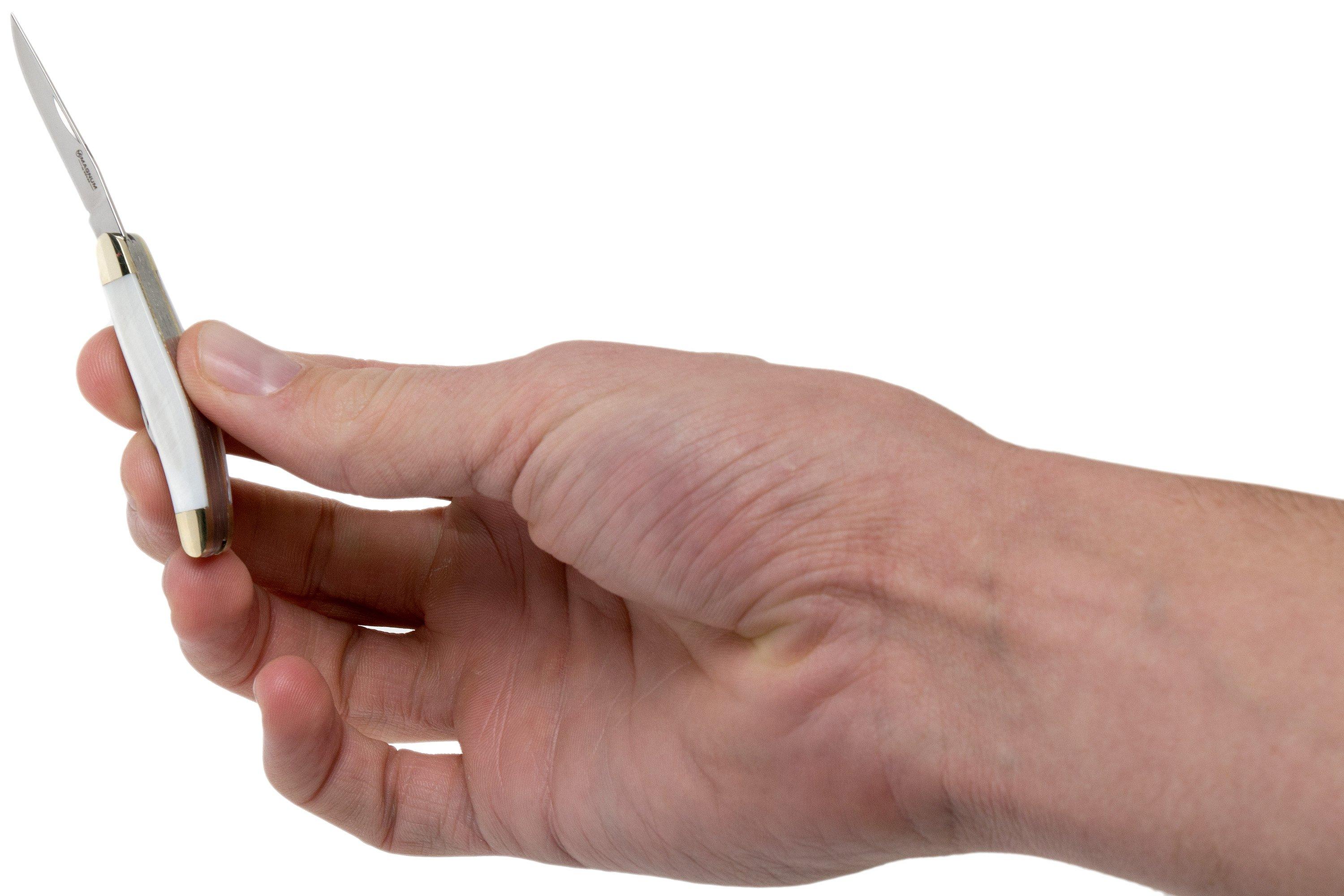 Böker Magnum Micro Pearl Stockman 01MB402 pocket knife | Advantageously ...