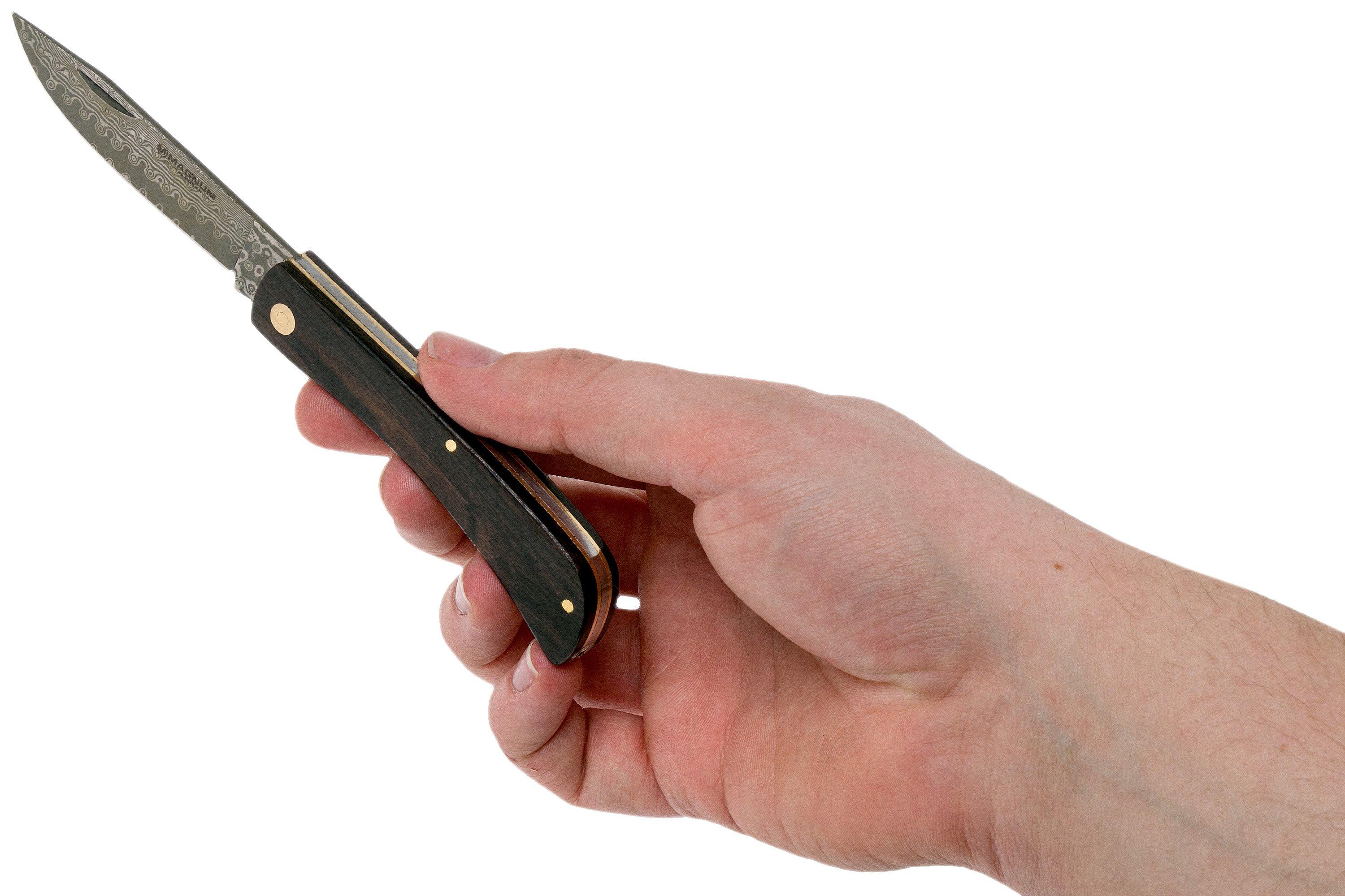 Böker Magnum Ebony Rangebuster Damascus 01RY140DAM gentleman's knife ...