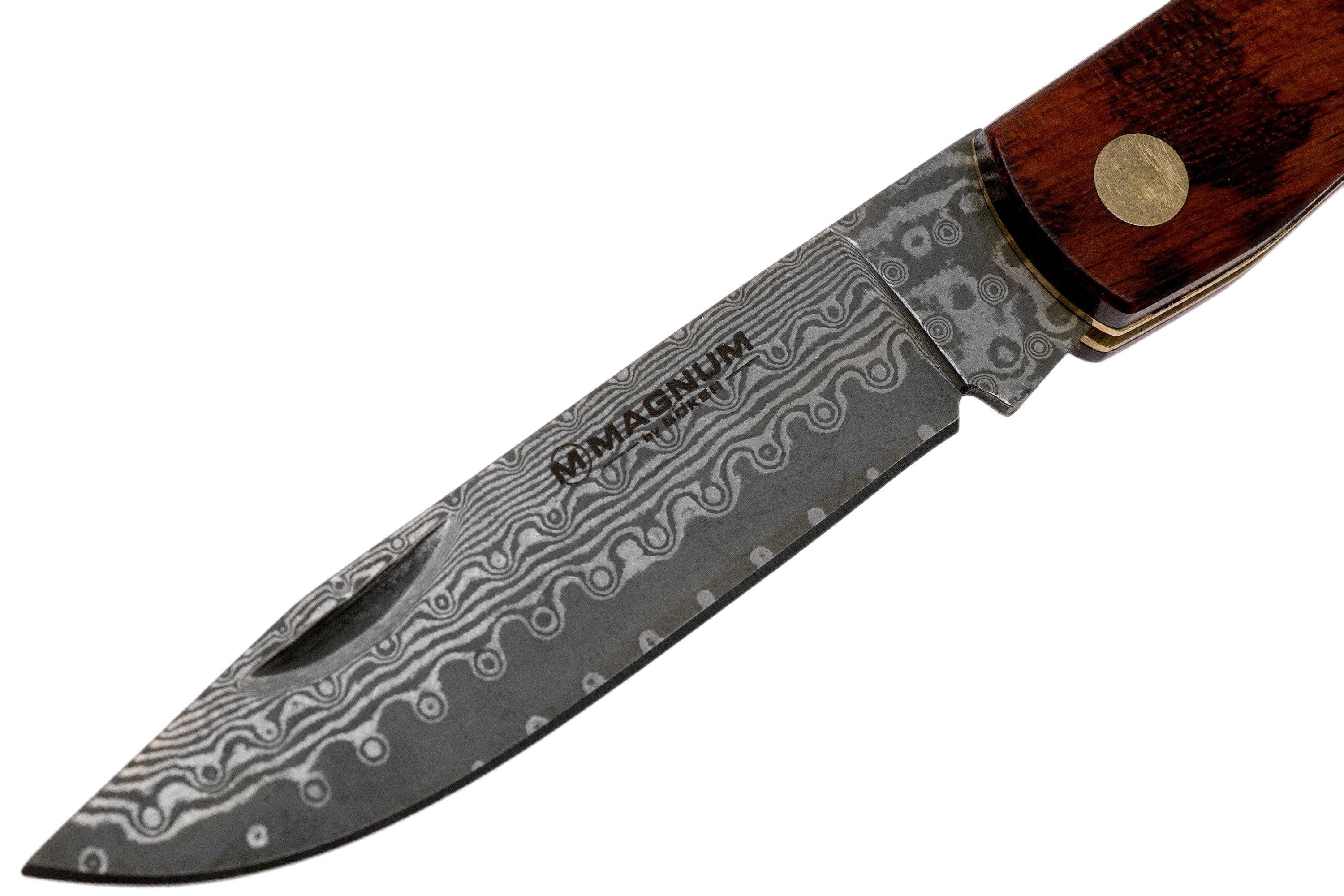 Böker Magnum Snake Rangebuster Damascus 01RY141DAM gentleman's knife ...