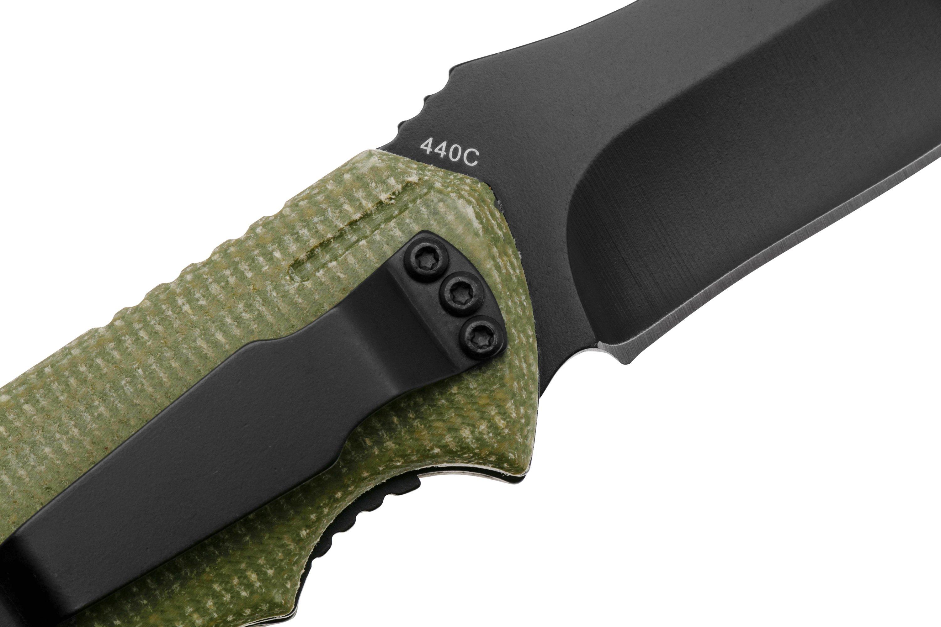 Böker Magnum Advance Pro 42 01RY306SOI Green Micarta, Knivesandtools Exclusive, zakmes ...
