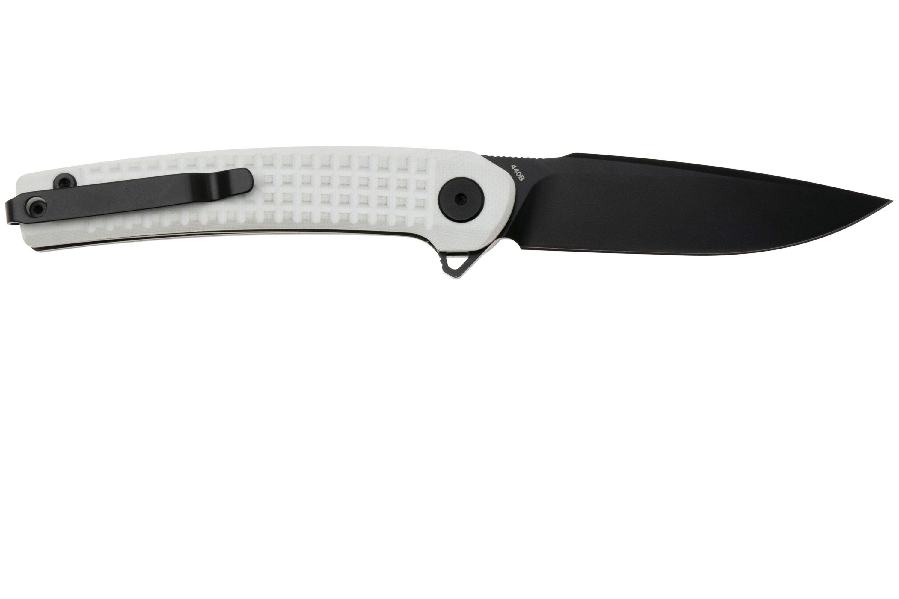 Böker Magnum Empery 01SC090 Black 440B, White G10, pocket knife ...