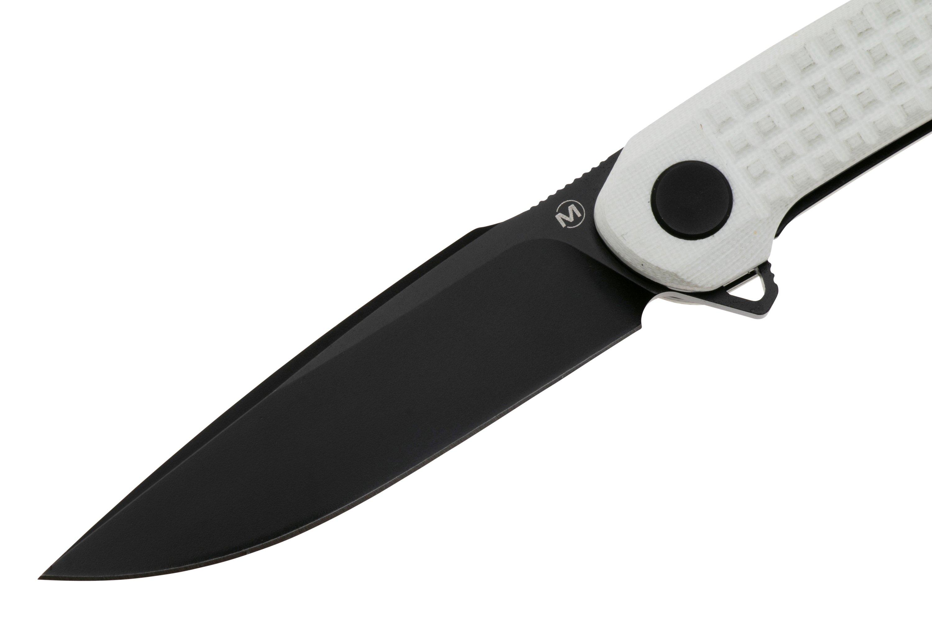 Böker Magnum Empery 01SC090 Black 440B, White G10, pocket knife ...