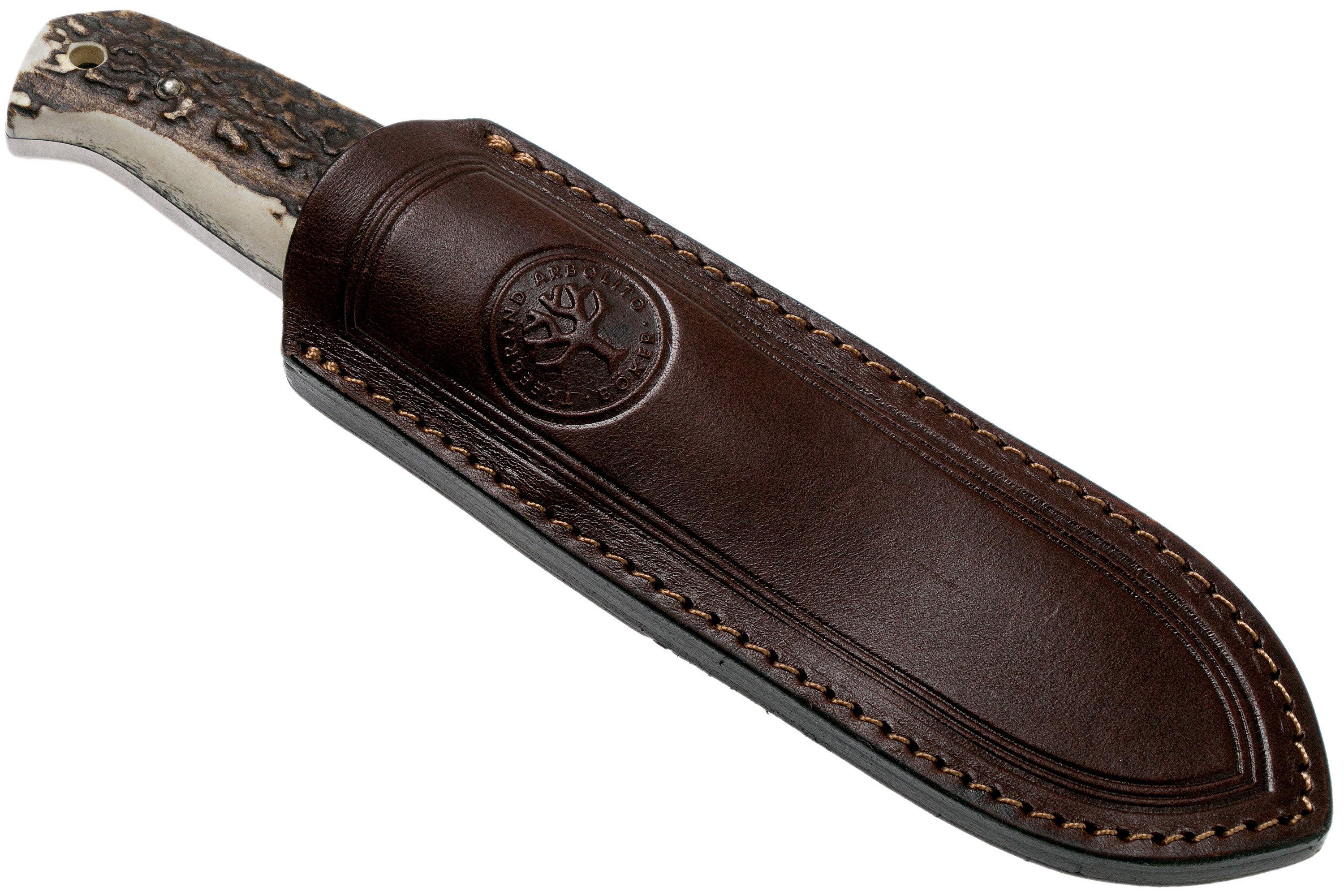 Böker Arbolito Bison Stag 02BA401HH hunting knife | Advantageously ...