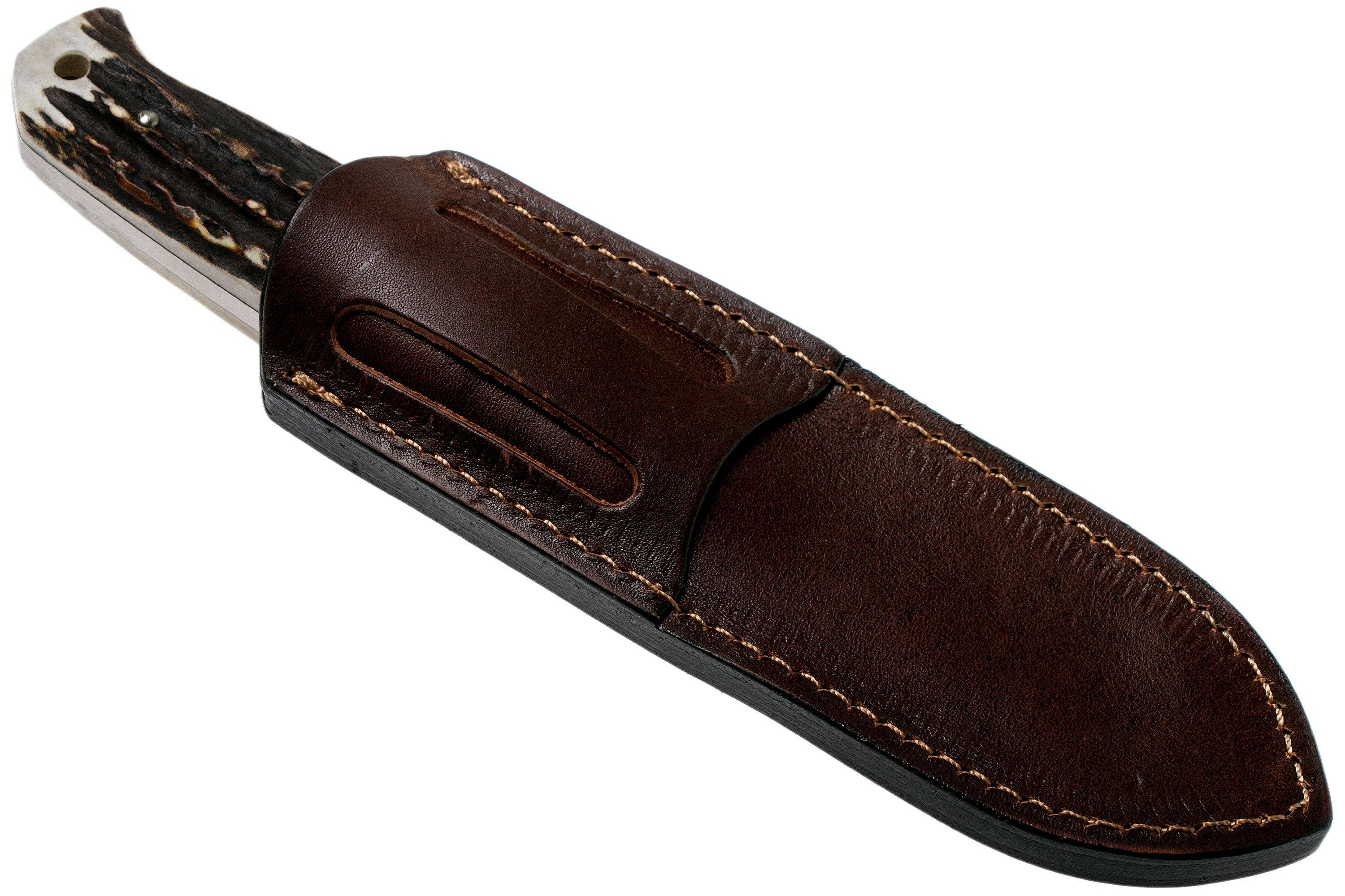 Böker Arbolito Bison Stag 02BA401HH hunting knife | Advantageously ...