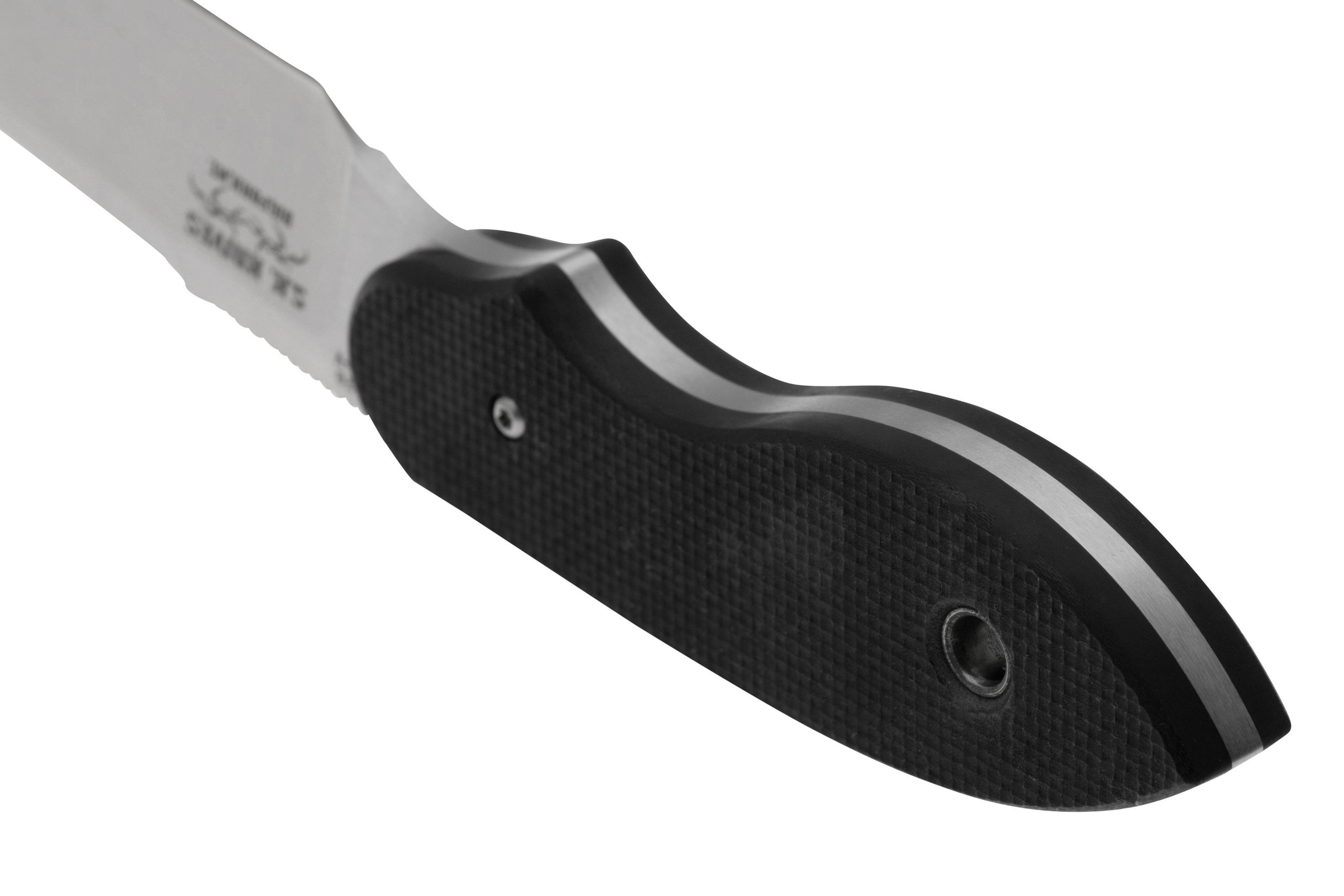 Böker Plus Trailmate 02BO097 Satin Nitro-V, Black G10, fixed knife ...