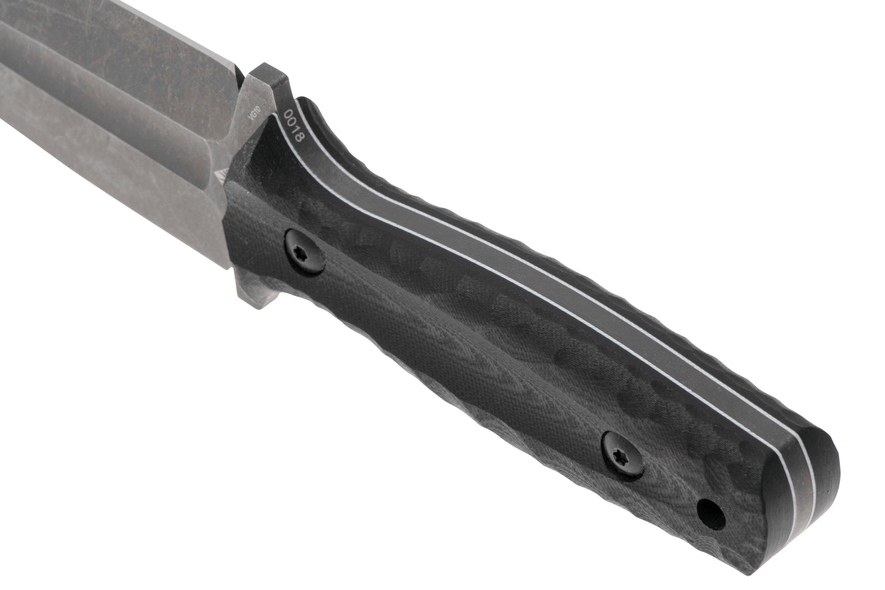 Böker Plus W1 02BO118, Dark Stonewashed VG10, Black G10 dagger, Bokii ...