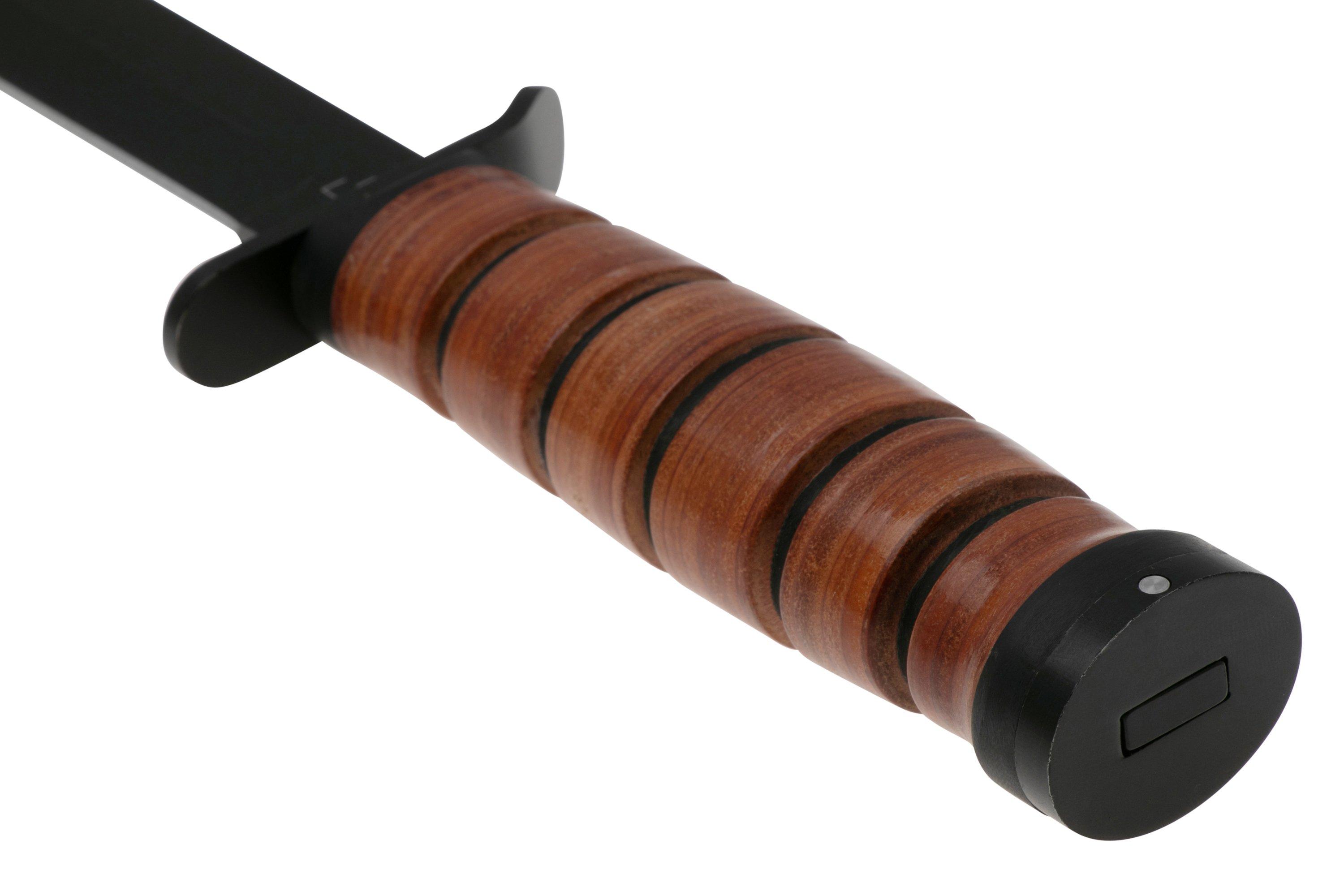 Böker Plus M3 Trench Knife 2.1 02BO119 Black 1095, Leather, fixed knife ...