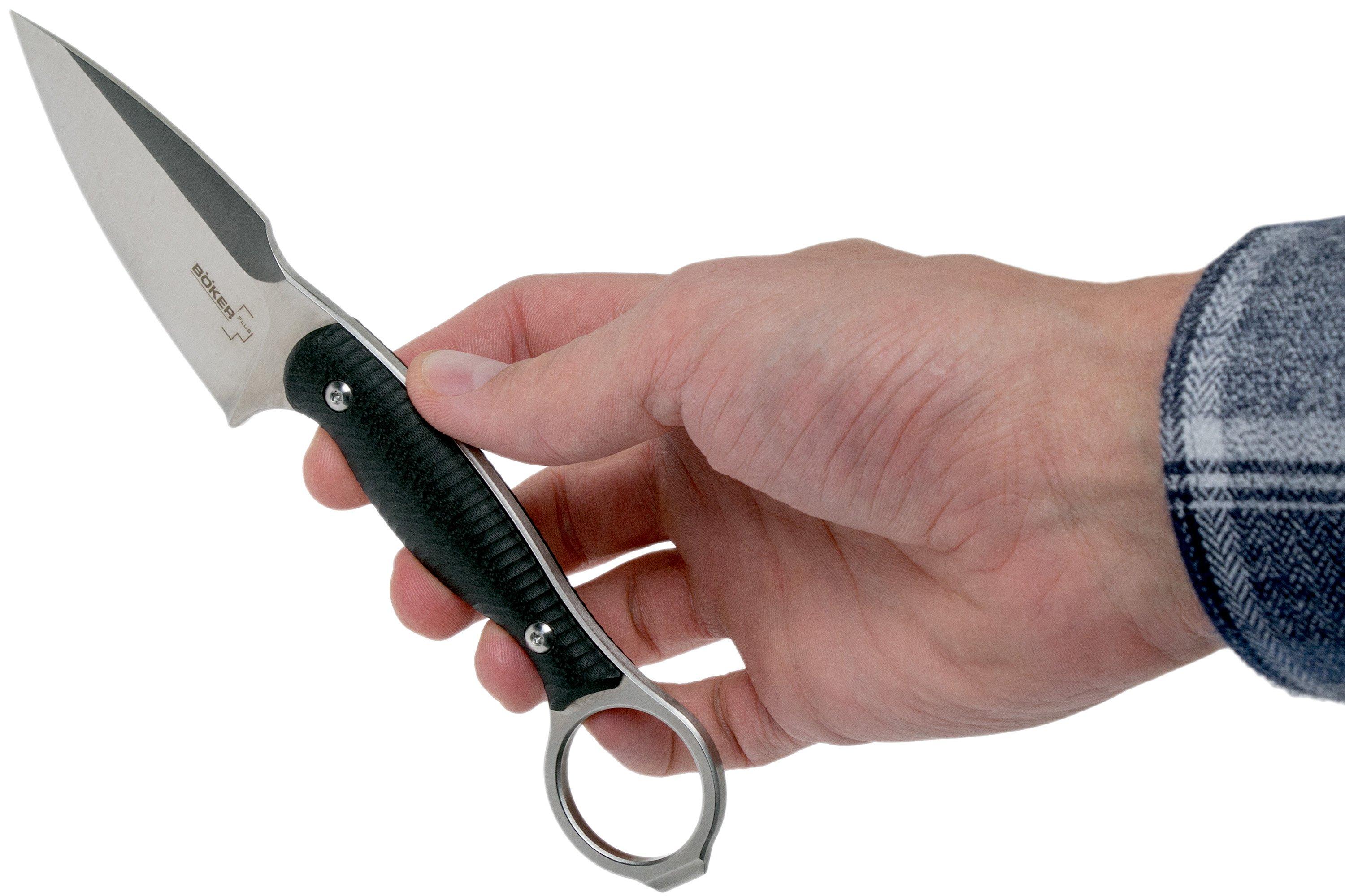 Böker Plus Accomplice 02BO175 fixed knife, John Gray design ...