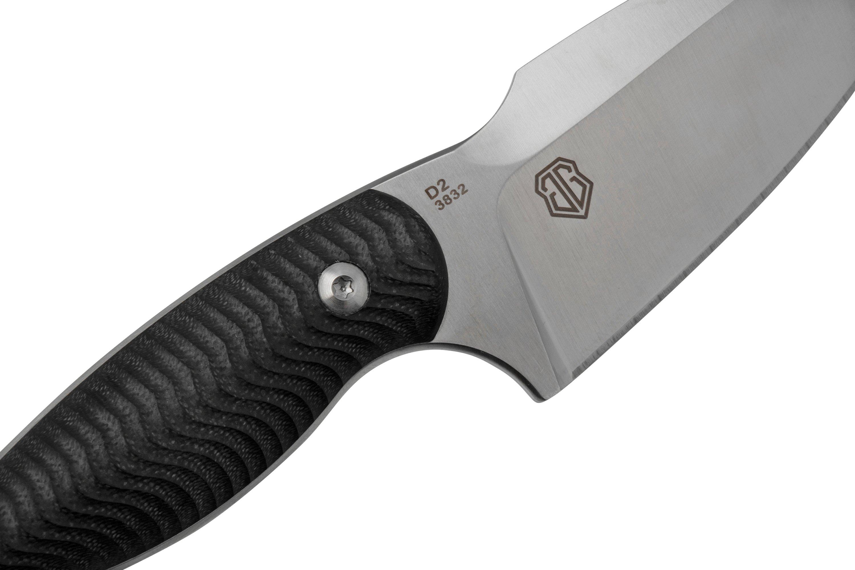 Böker Plus Accomplice D2 02BO176 fixed knife, John Gray design ...