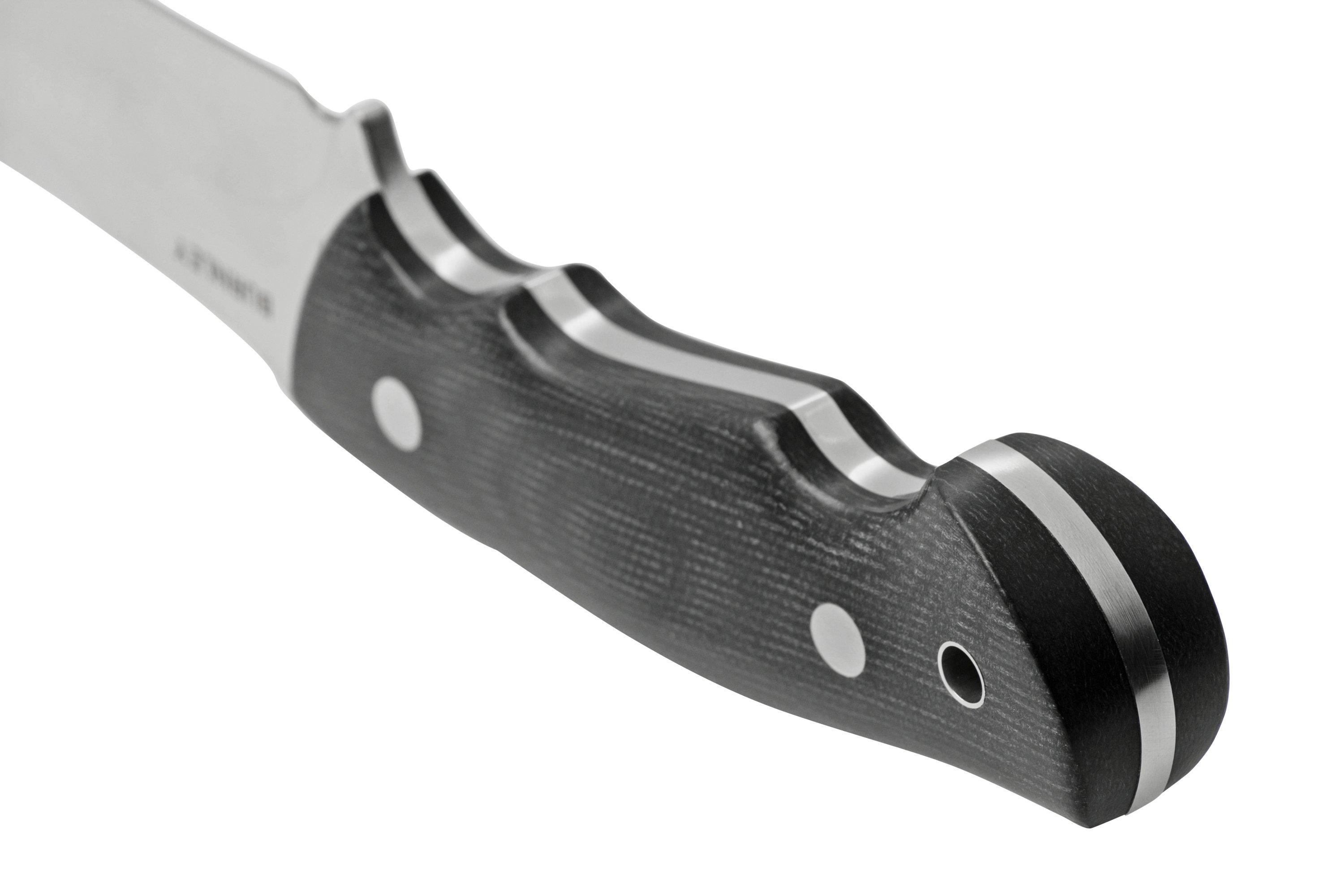 Böker Magnum Collection 2023 02MAG2023, D2, Black Micarta, vaststaand mes, Burnley design ...