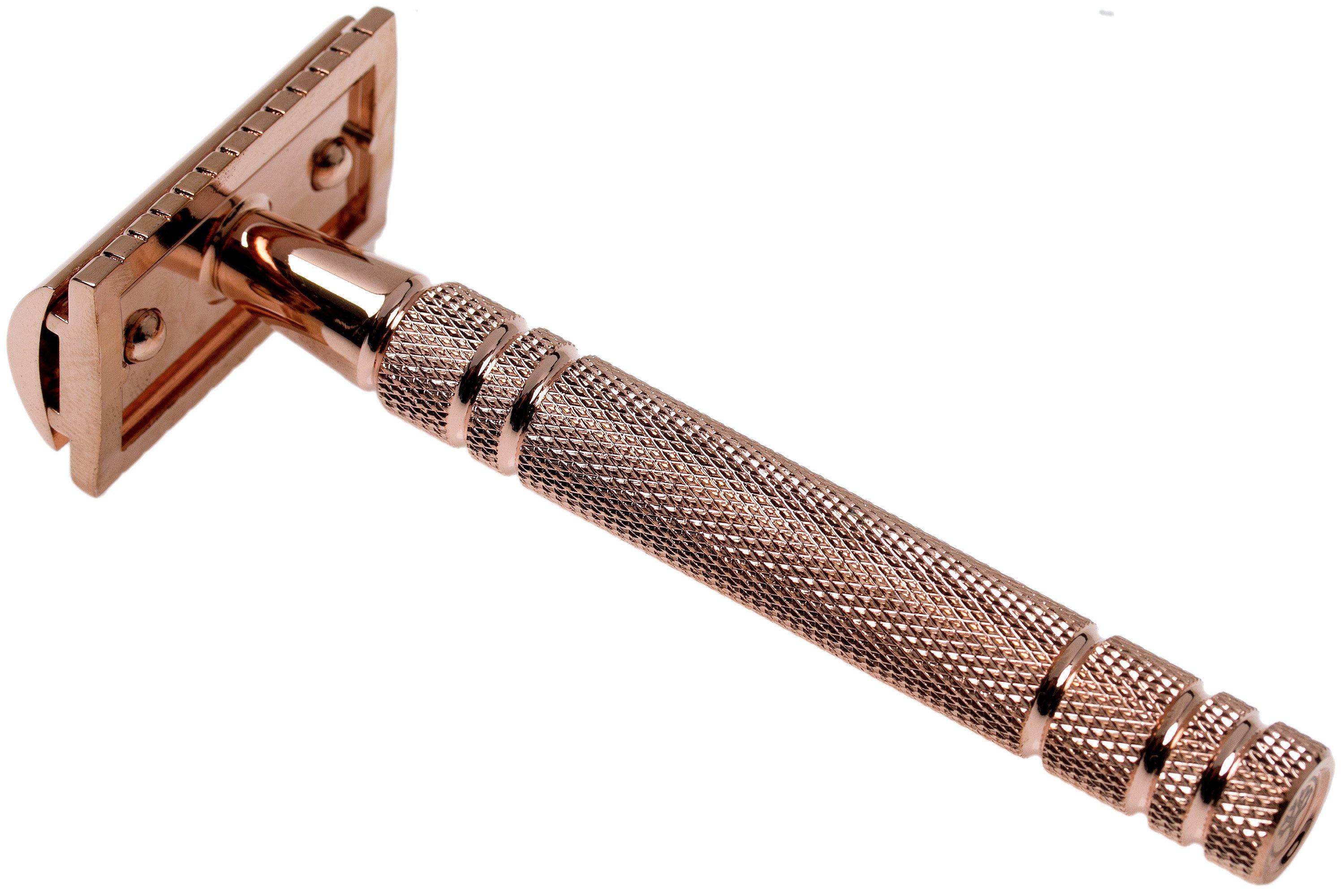 Böker Safety Razor Boraso Rose Gold 04BO222 maquinilla de afeitar ...