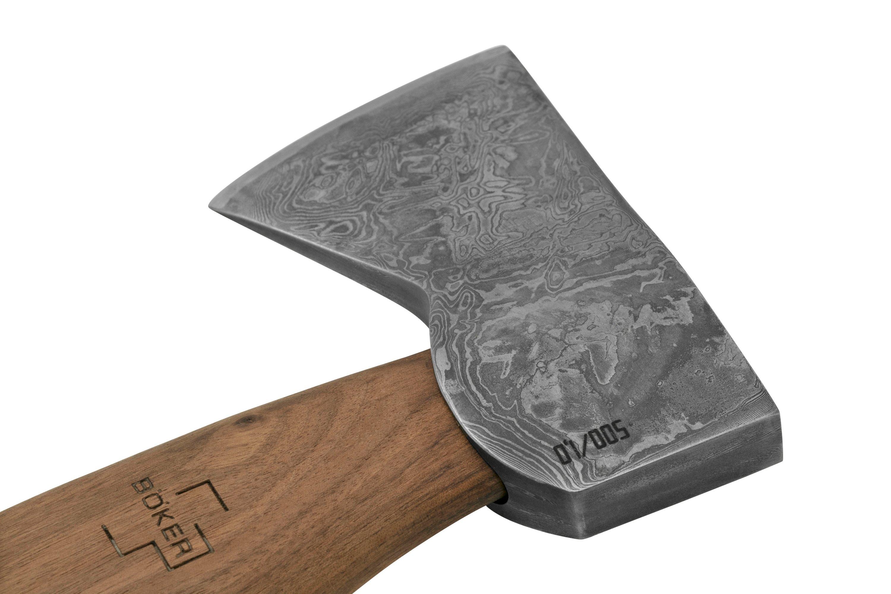 Böker Plus Appalachian Damascus Axe 09BO258 hand axe | Advantageously ...