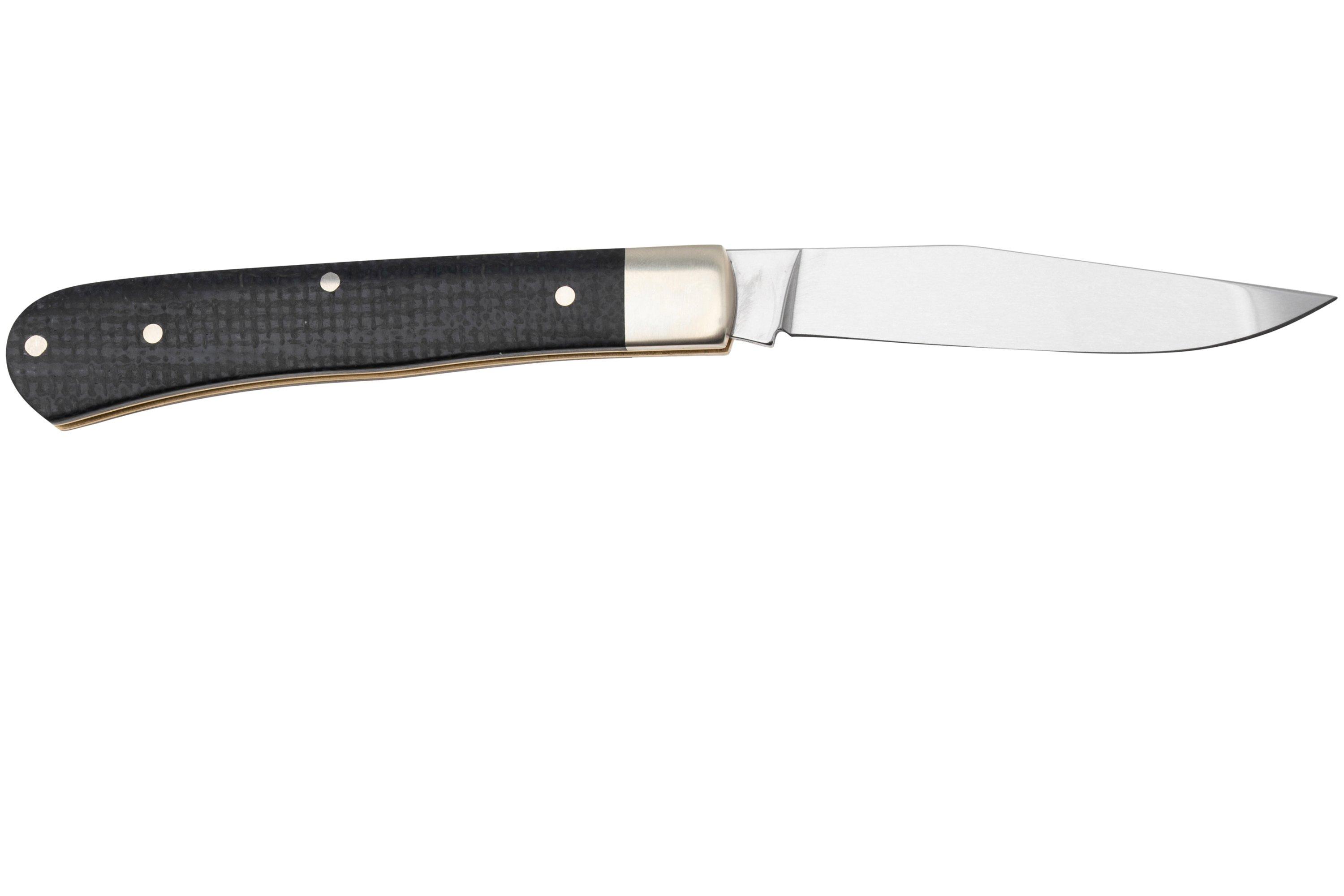 Böker Trapper Uno Black Jute Micarta 110042 Taschenmesser | Günstiger ...