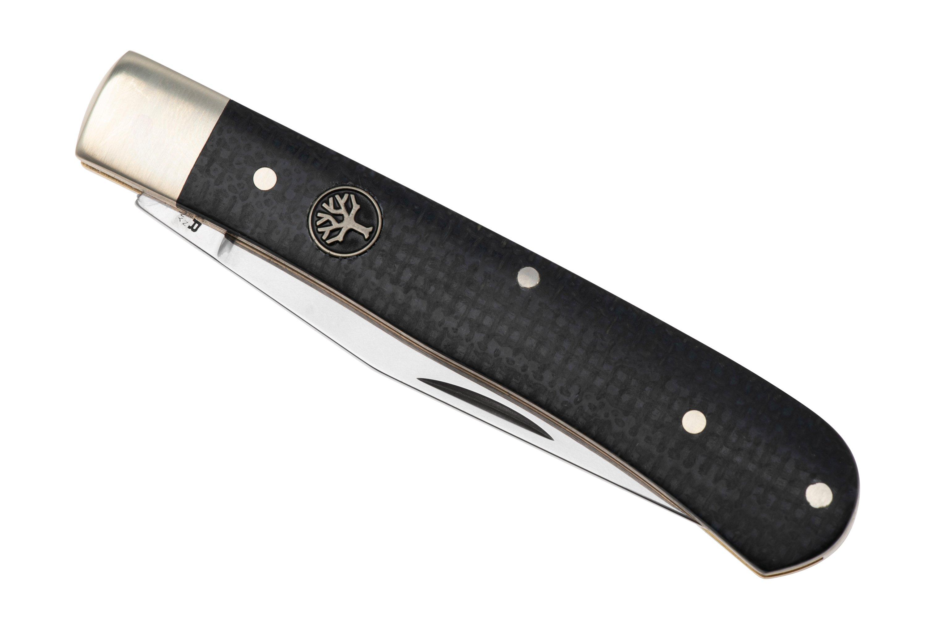 Böker Trapper Uno Black Jute Micarta 110042 Taschenmesser | Günstiger ...