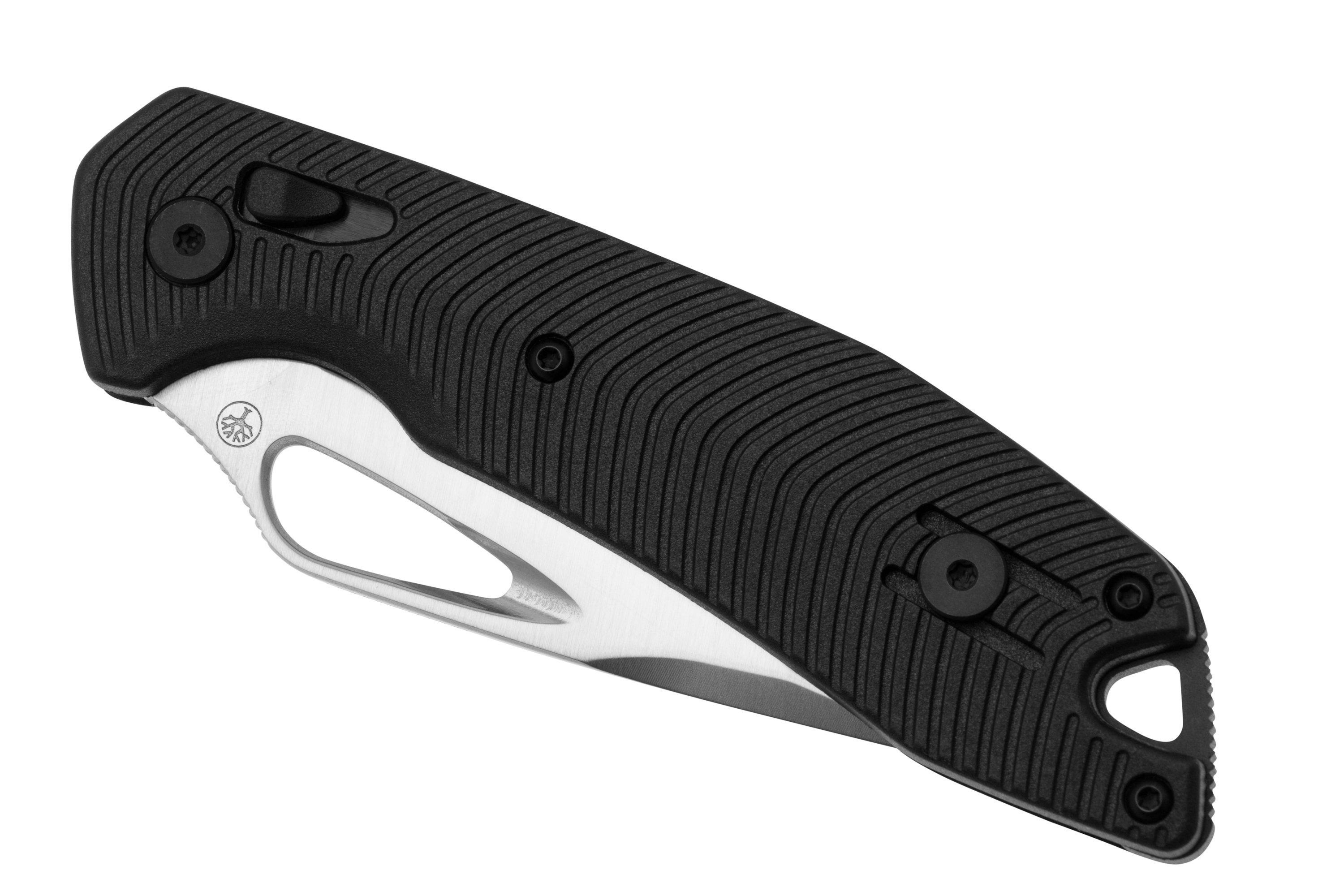 Böker DTK 110308, Satin MagnaCut, Black GFN pocket knife ...