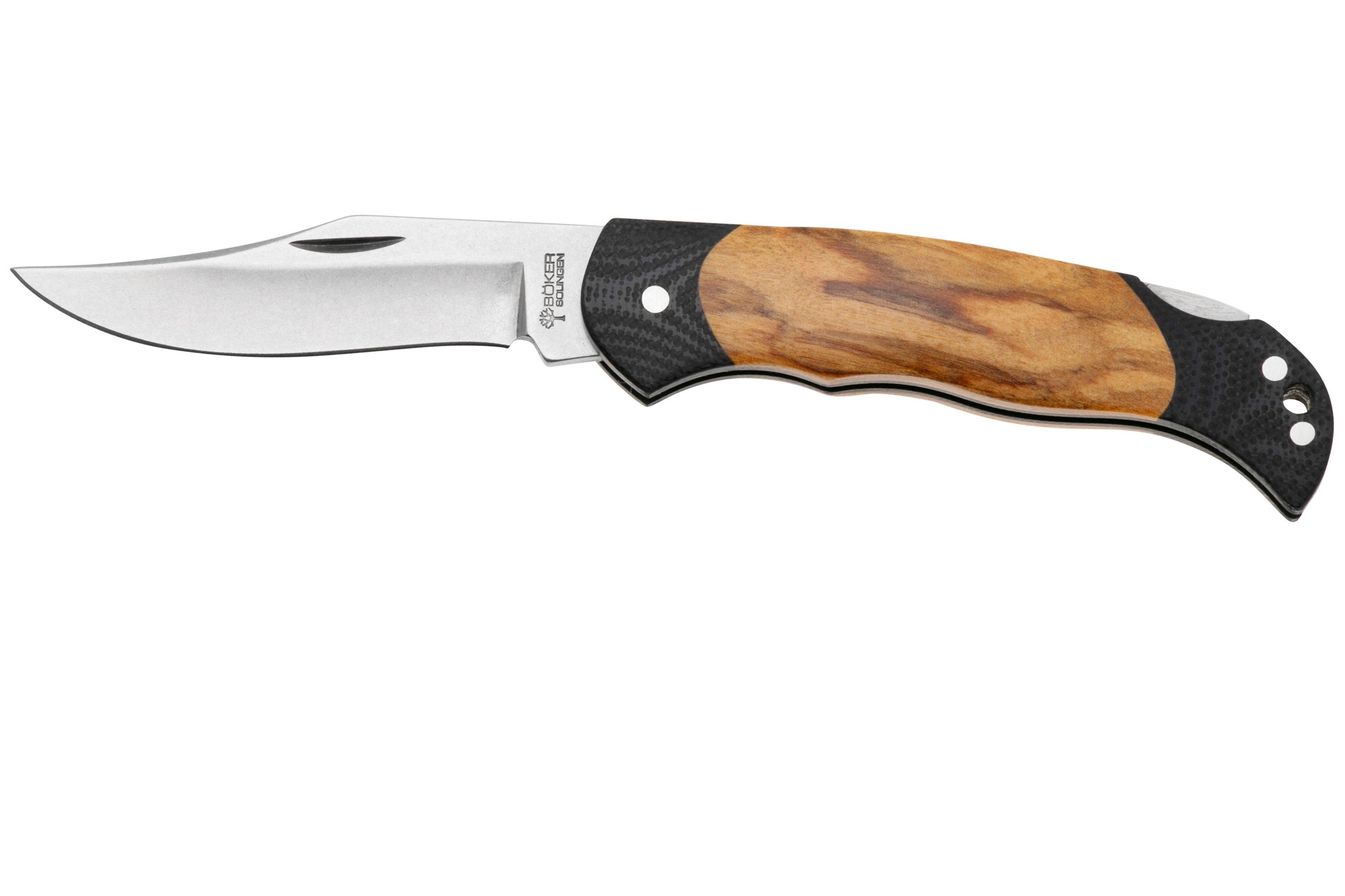 Böker Boy Scout Lightweight 111052, N690 Stonewash, Olive, zakmes ...