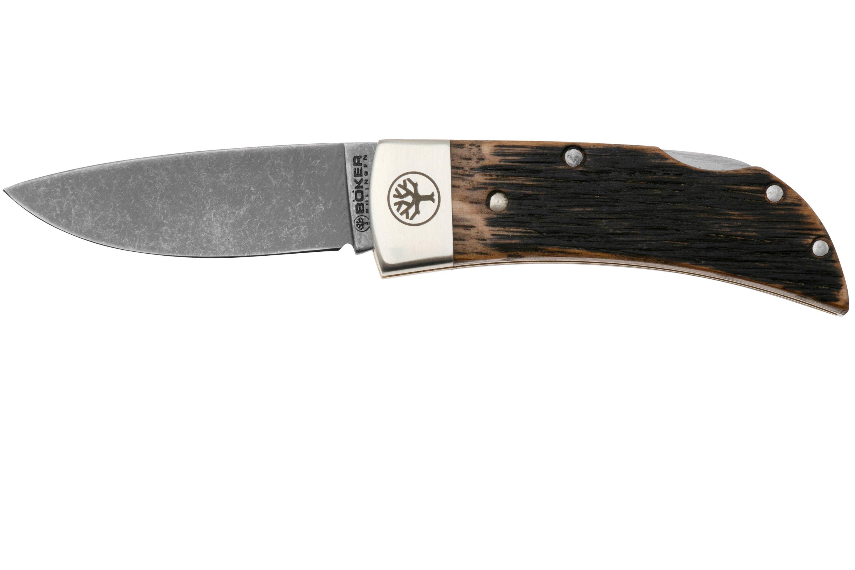 Böker Pocket 111054 Oak Beer Barrel, Dark Stonewash, navaja | Compras ...
