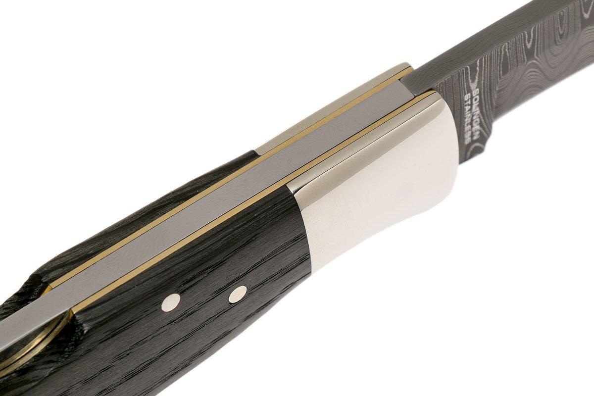 Böker Bog oak Damascus 111100DAM pocket knife | Advantageously shopping ...