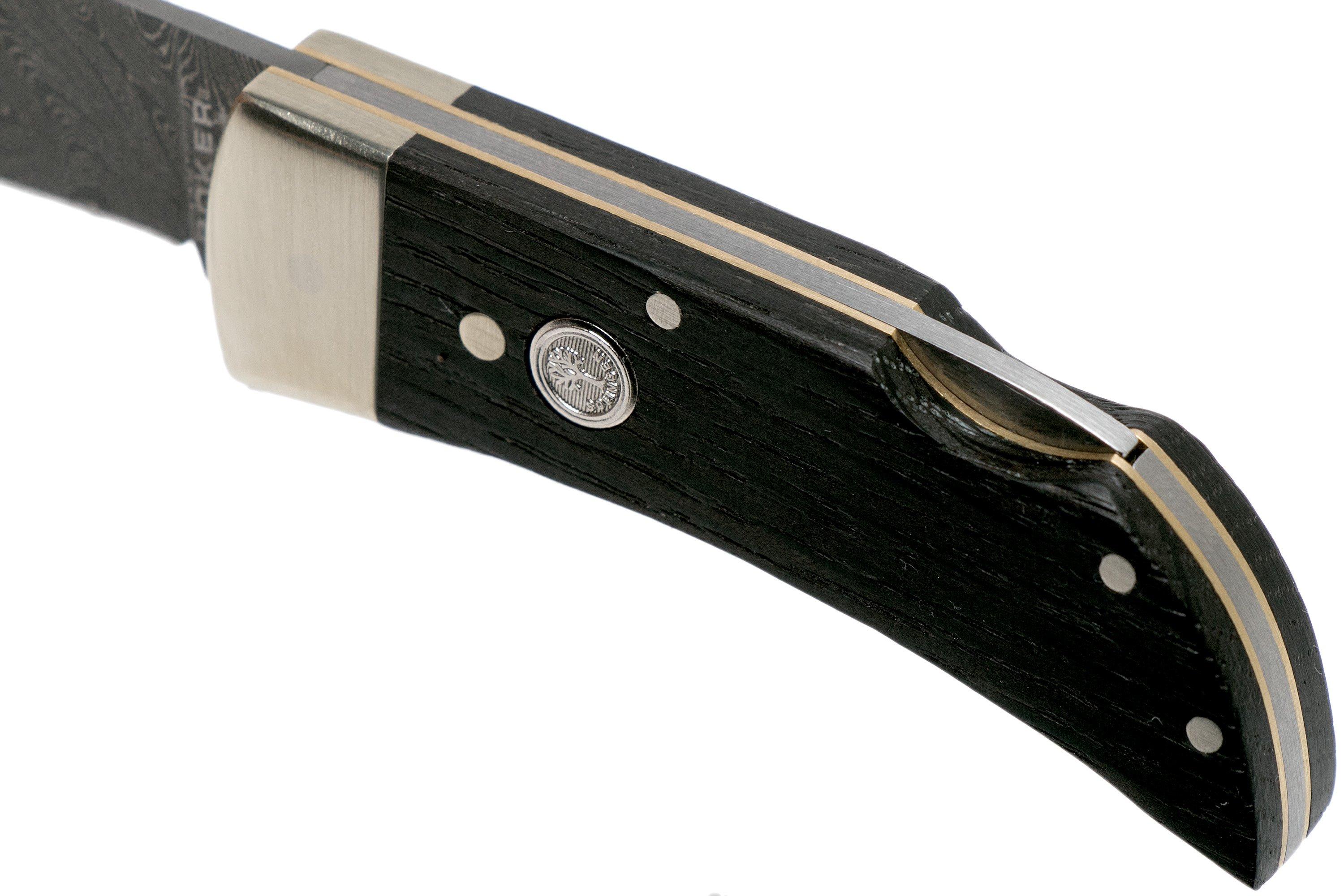 Böker Pocket Bog Oak Damascus 111108DAM gentleman's knives ...