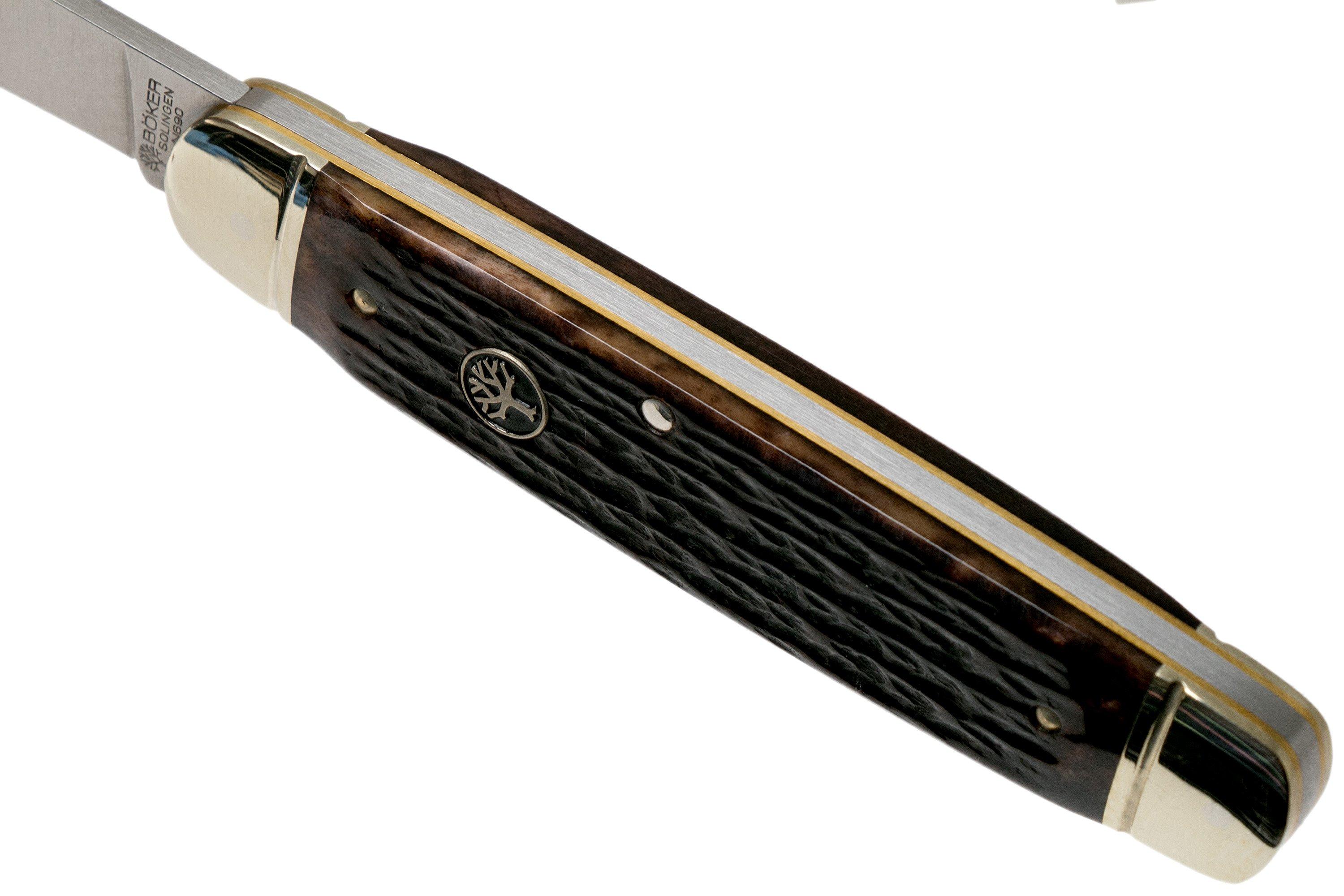 Böker Cattle Knife Stag 112910 pocket knife | Advantageously shopping ...