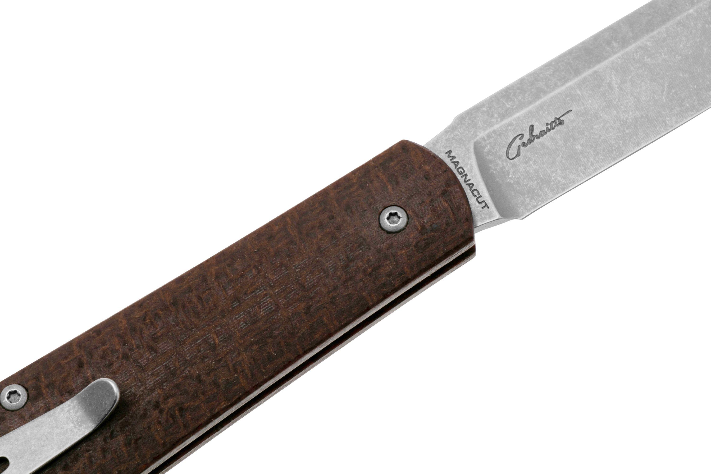 Böker Coffin 112946 Jute Micarta, slipjoint pocket knife, Chuck ...