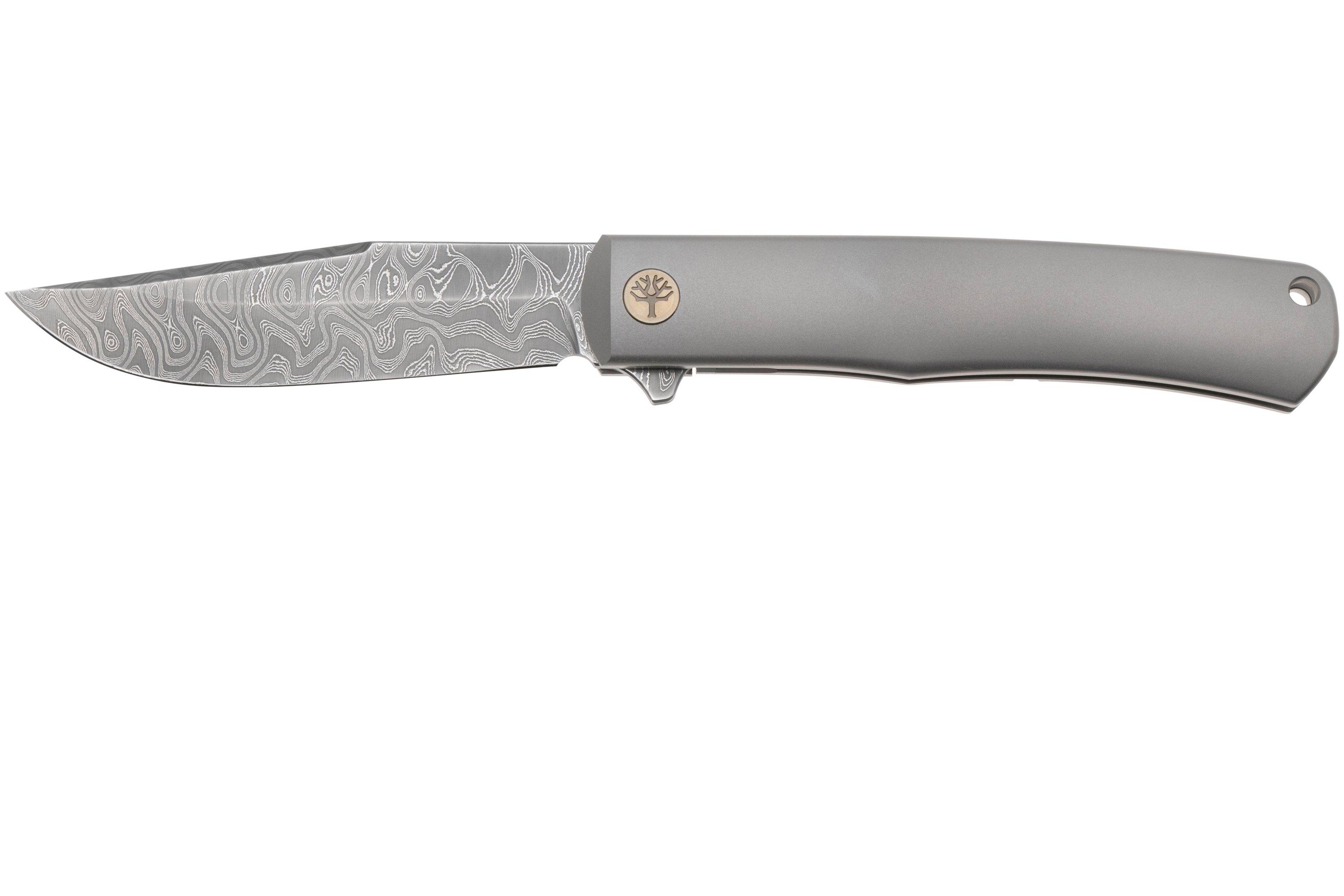 Böker Manufaktur Solingen TRPPR, Annual Knife 2025 1132025DAM, Damascus, Titanium herenmes ...